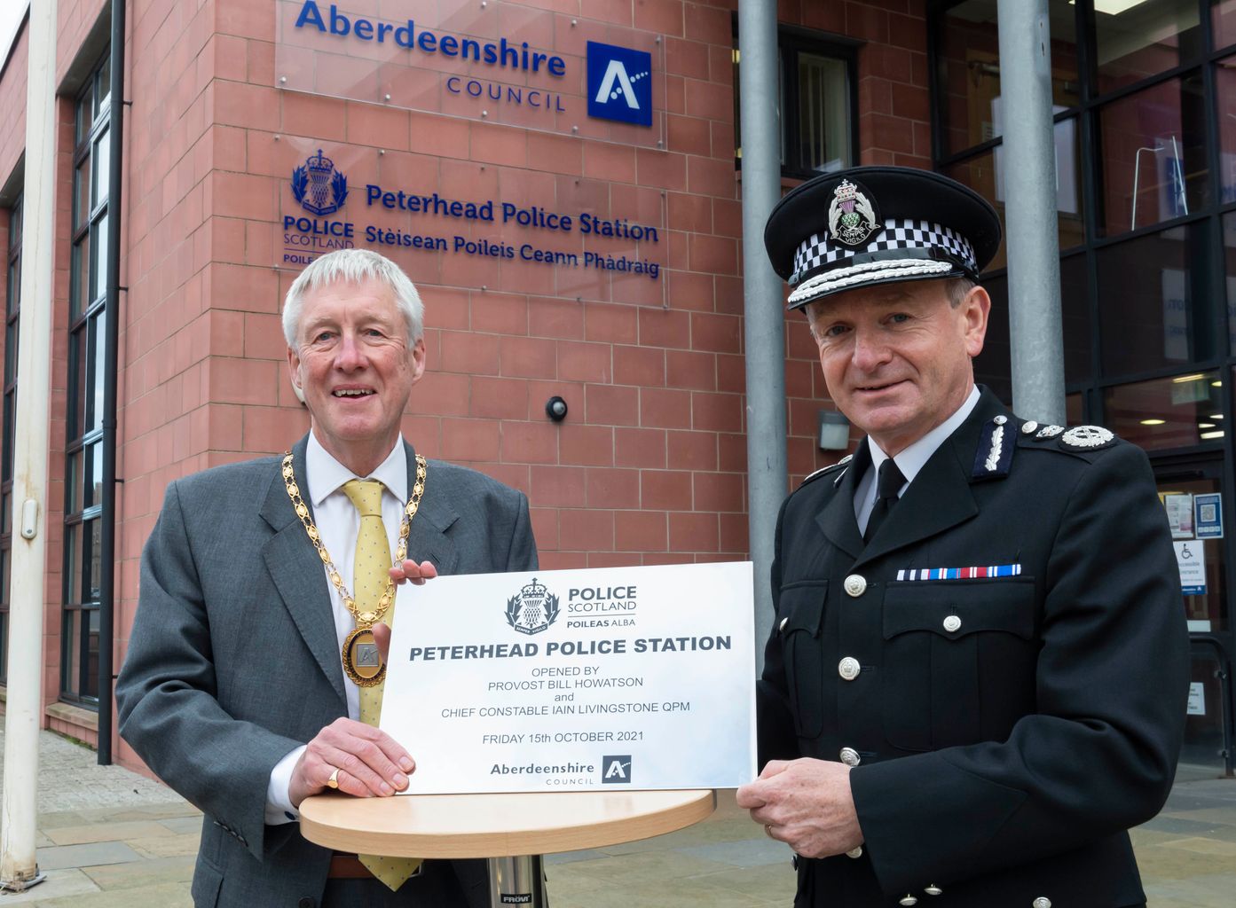 WATCH: Peterhead's new Police station officially opened