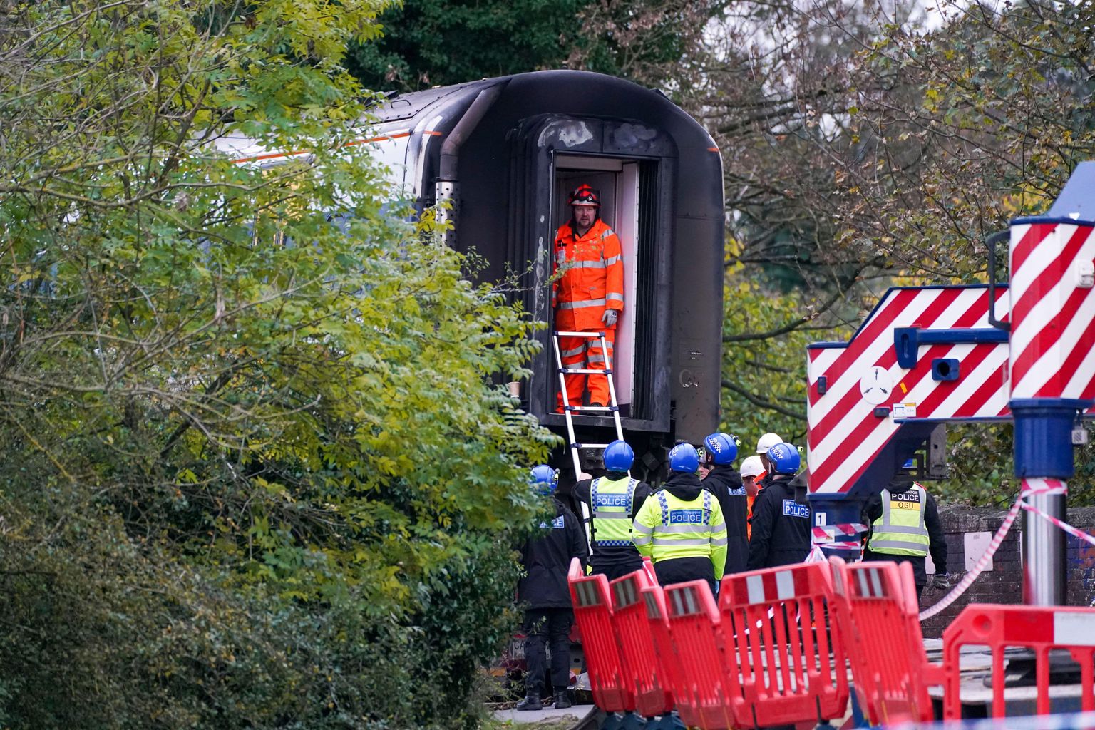 A second carriage has been removed from the South Western Railway train ...
