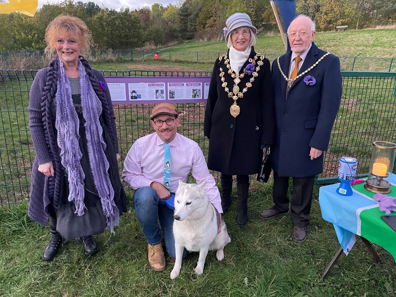 Purple poppy memorial unveiled in a Chesterfield park | News - Greatest ...