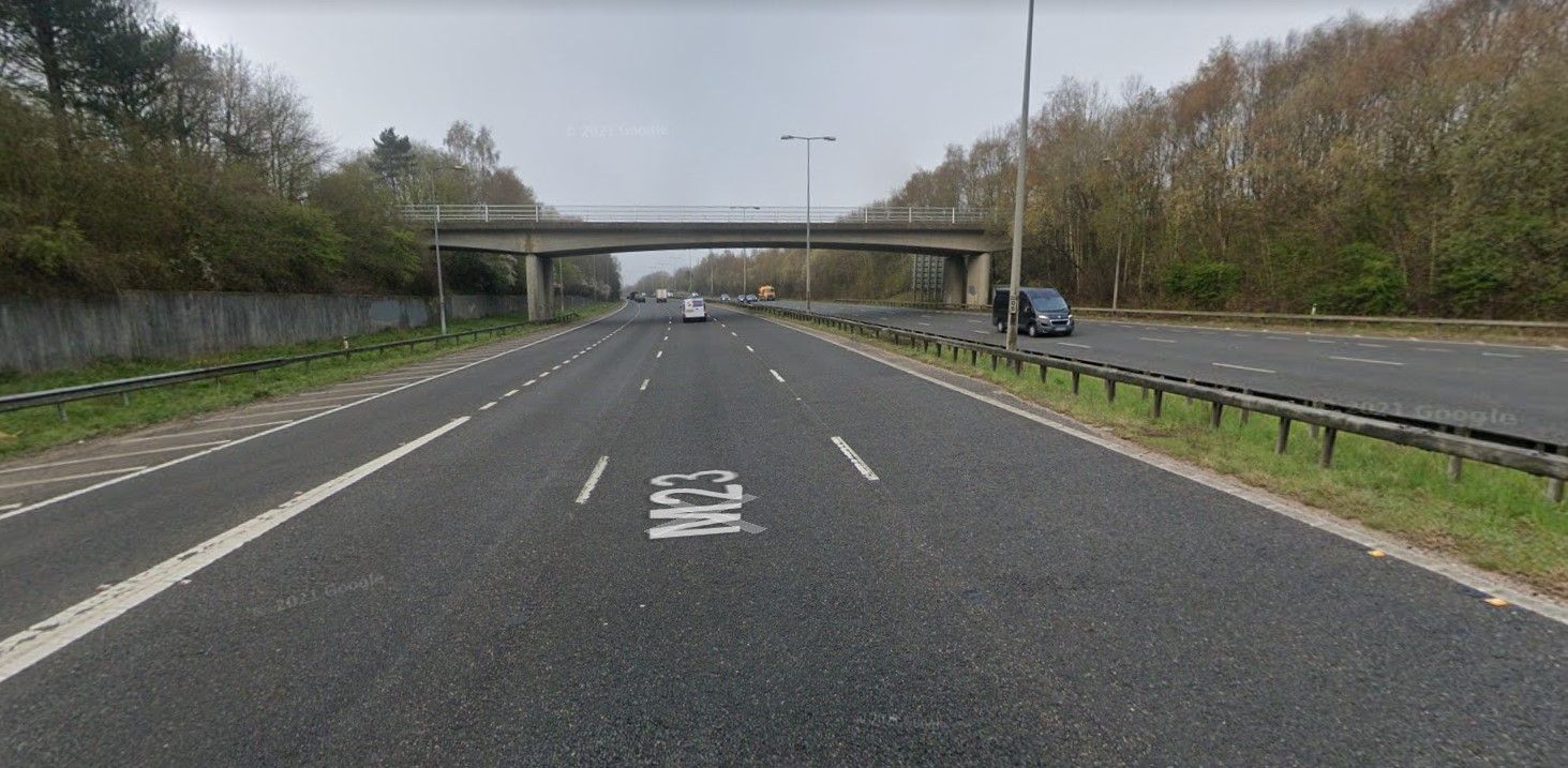 Brighton motorcyclist dies following M23 collision | News - Greatest ...