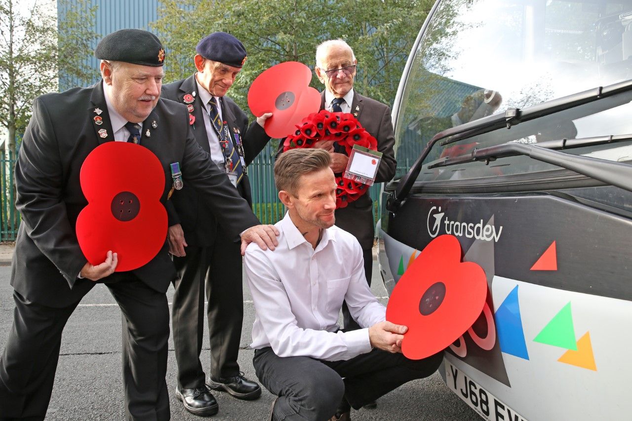 York and North Yorkshire buses to be covered in poppies in act of ...