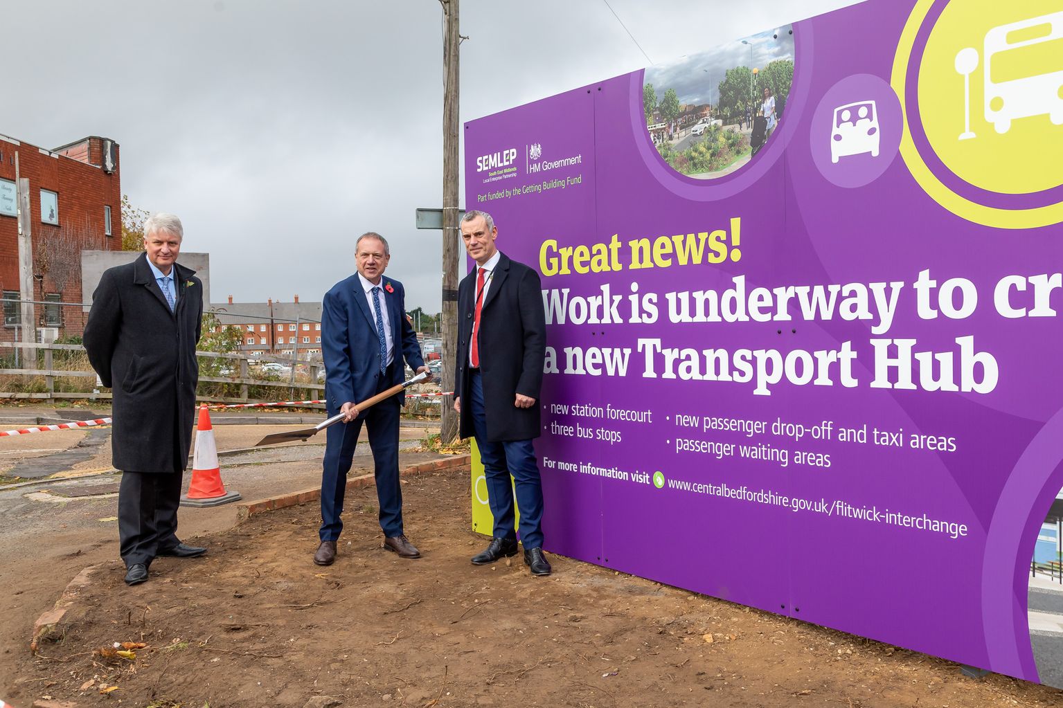 Work begins on new £4.8m Flitwick transport hub | News - Greatest Hits ...