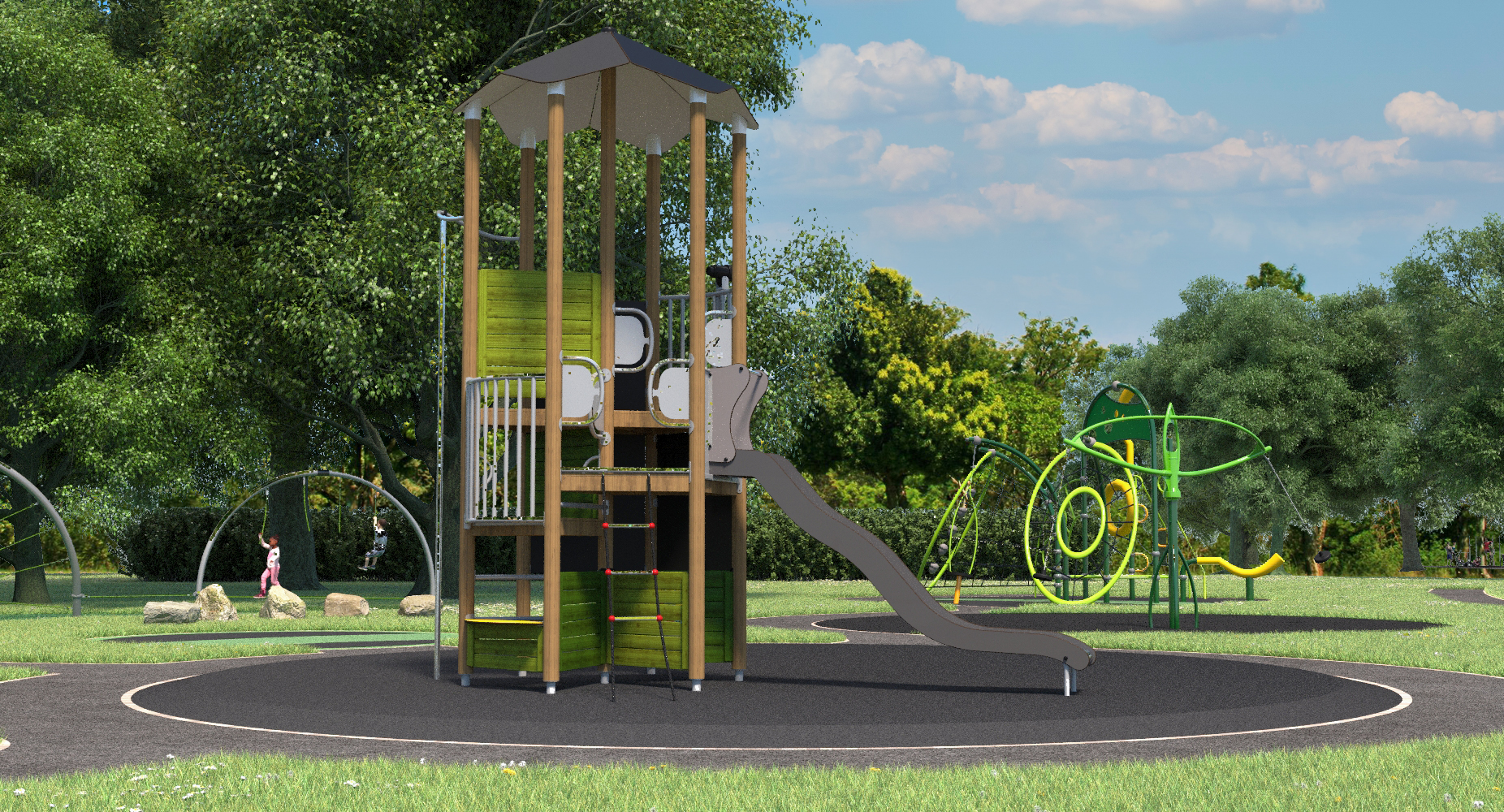 Work to revamp children’s play area at Crewe's Queens Park begins