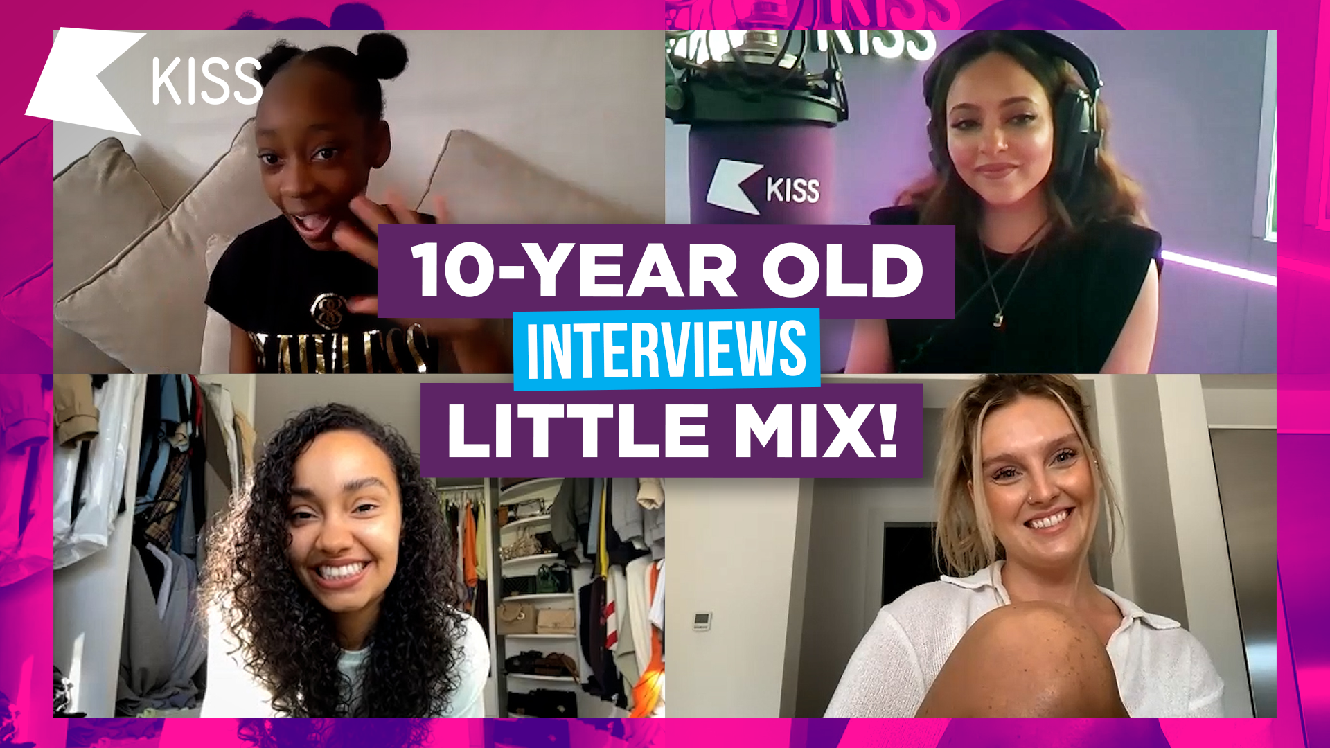 KISS Breakfast: Little Mix interviewed by 10-year-old Jaymya