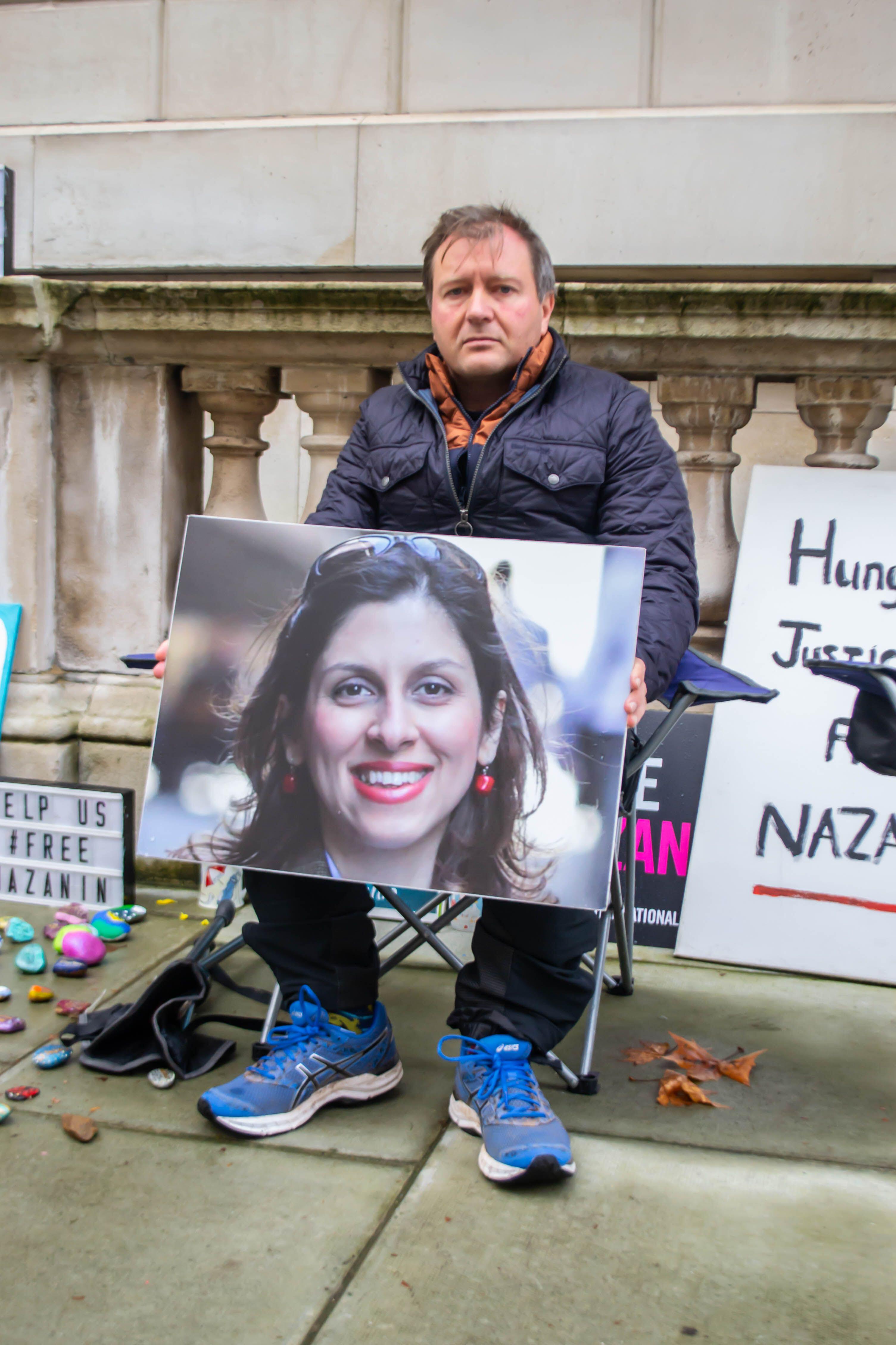Nazanin-Zaghari Ratcliffe: Richard Ratcliffe on day 20 of hunger strike