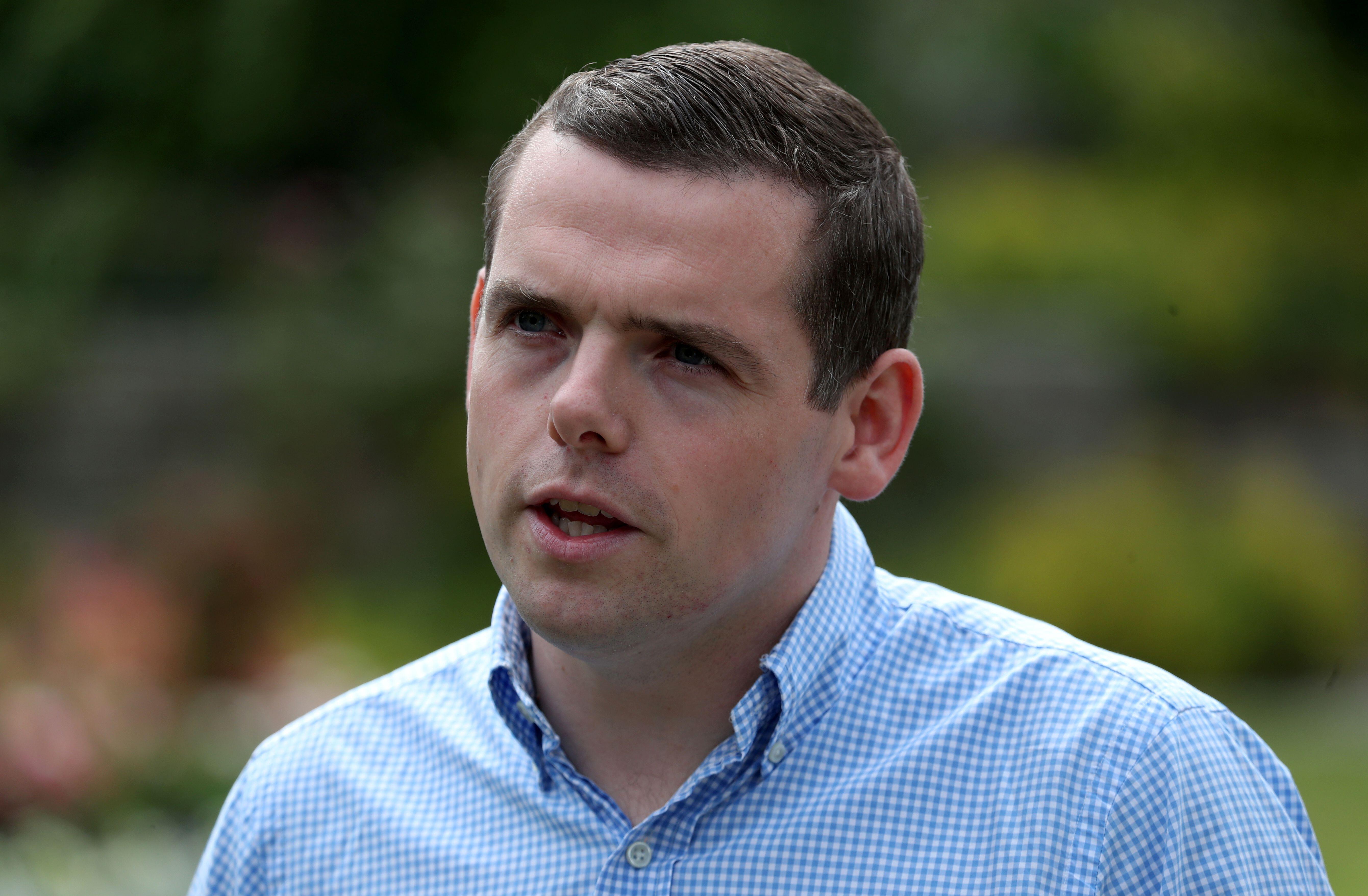 SNP says Scottish Tory Leader Douglas Ross MP is "knee-deep in the Tory ...