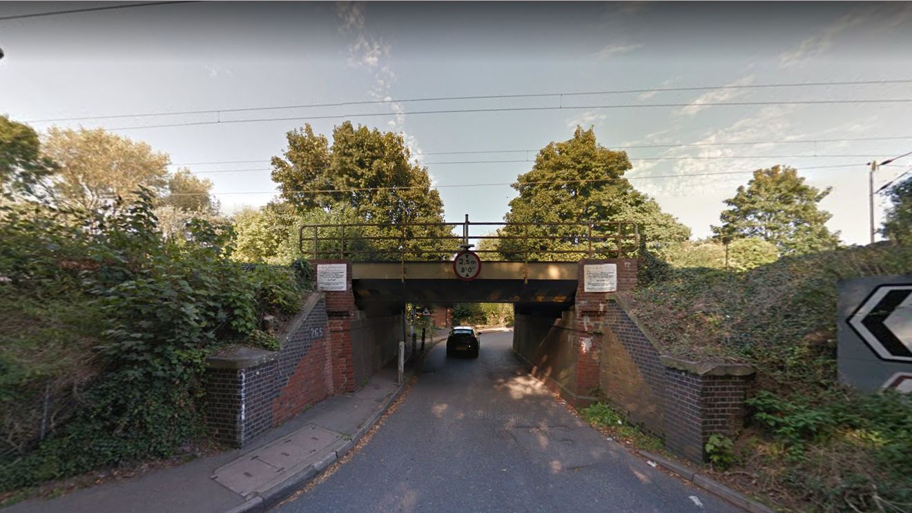 Suffolk rail bridge named as most-hit in Britain