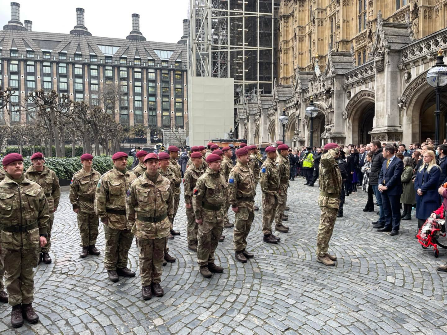 Colchester's soldiers thanked at Parliament