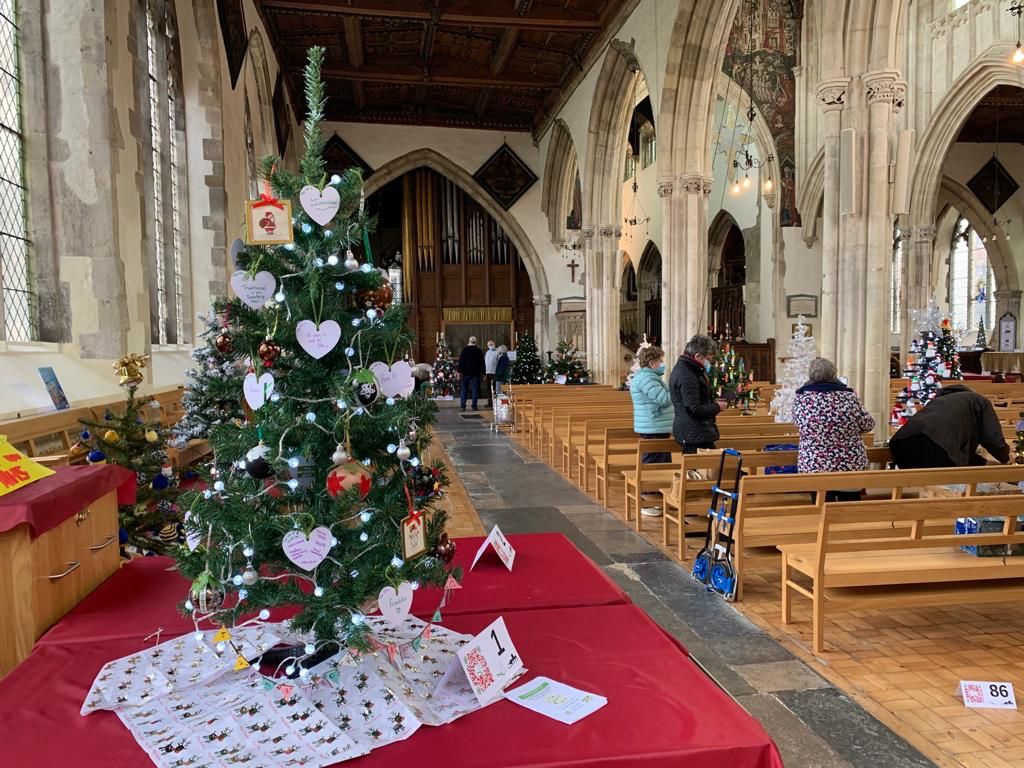 Salisbury's Christmas Tree Festival brings festive boost to two charities
