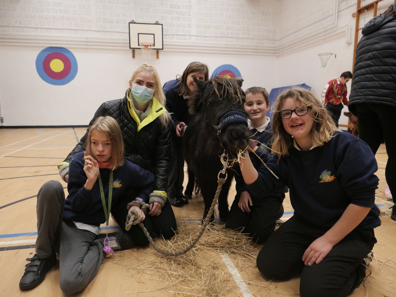 Therapy ponies visit Pencalenick School