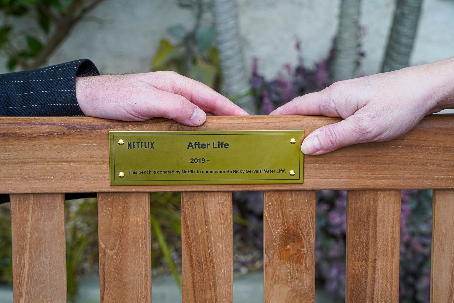After Life bench installed in Falmouth