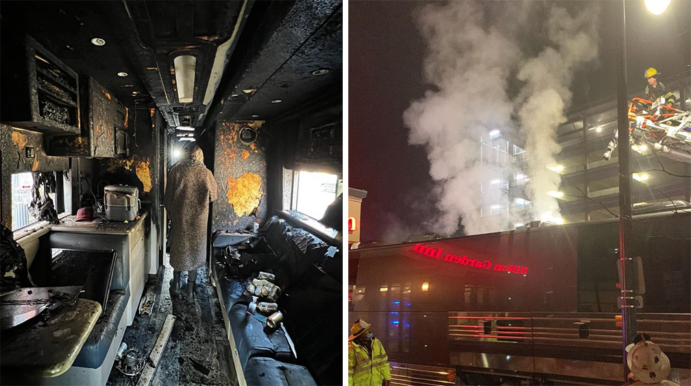Halestorm's tour bus destroyed by fire during US tour