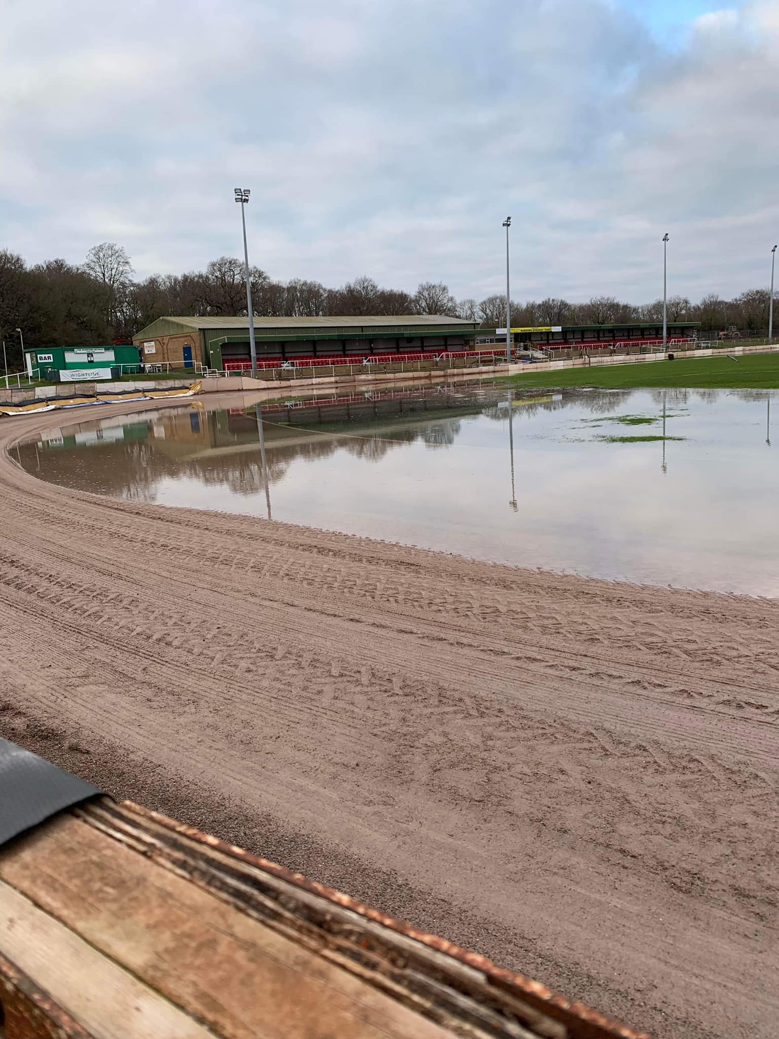 Major flooding engulfs stadium | News - undefined