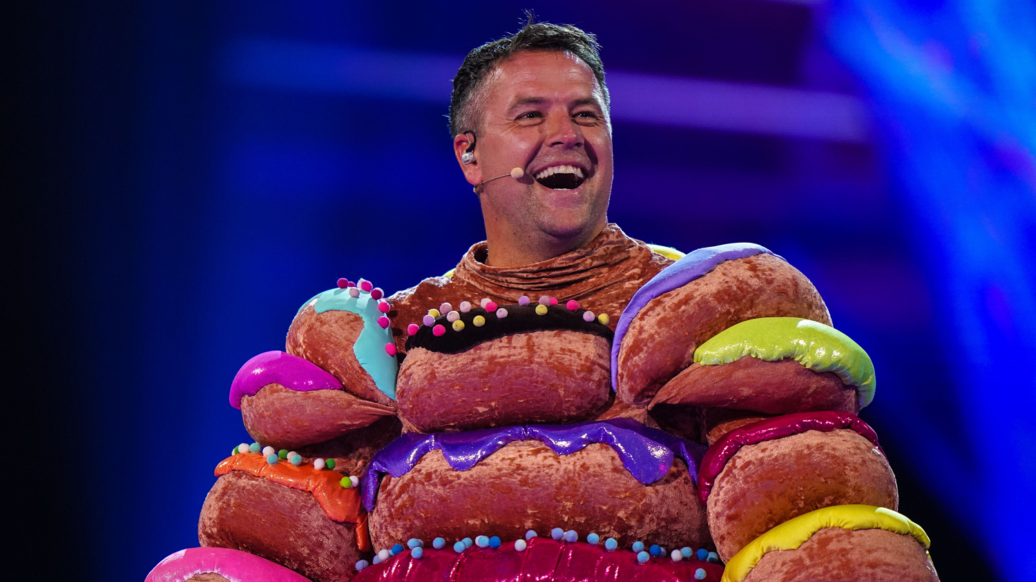 The Masked Singer: Michael Owen unmasked as Doughnuts