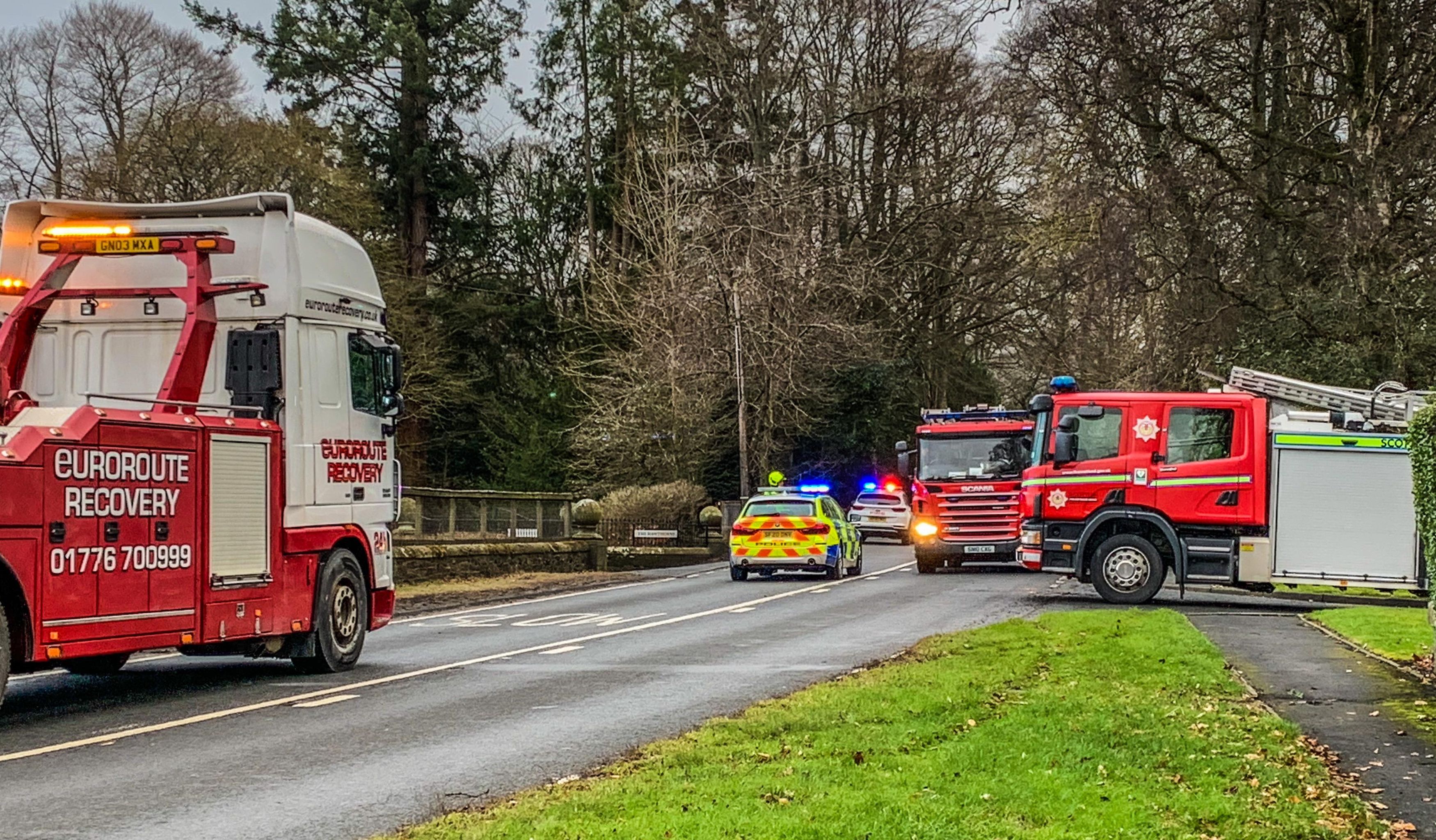 Man, 74, dies following three-vehicle crash on A7 near Galashiels