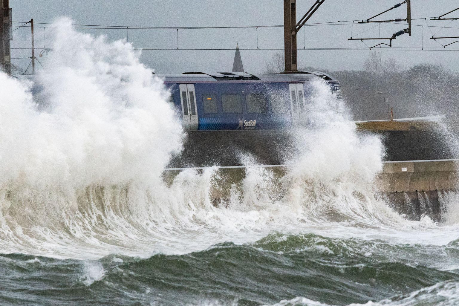 Worst of Storm Dudley still to hit Central Scotland