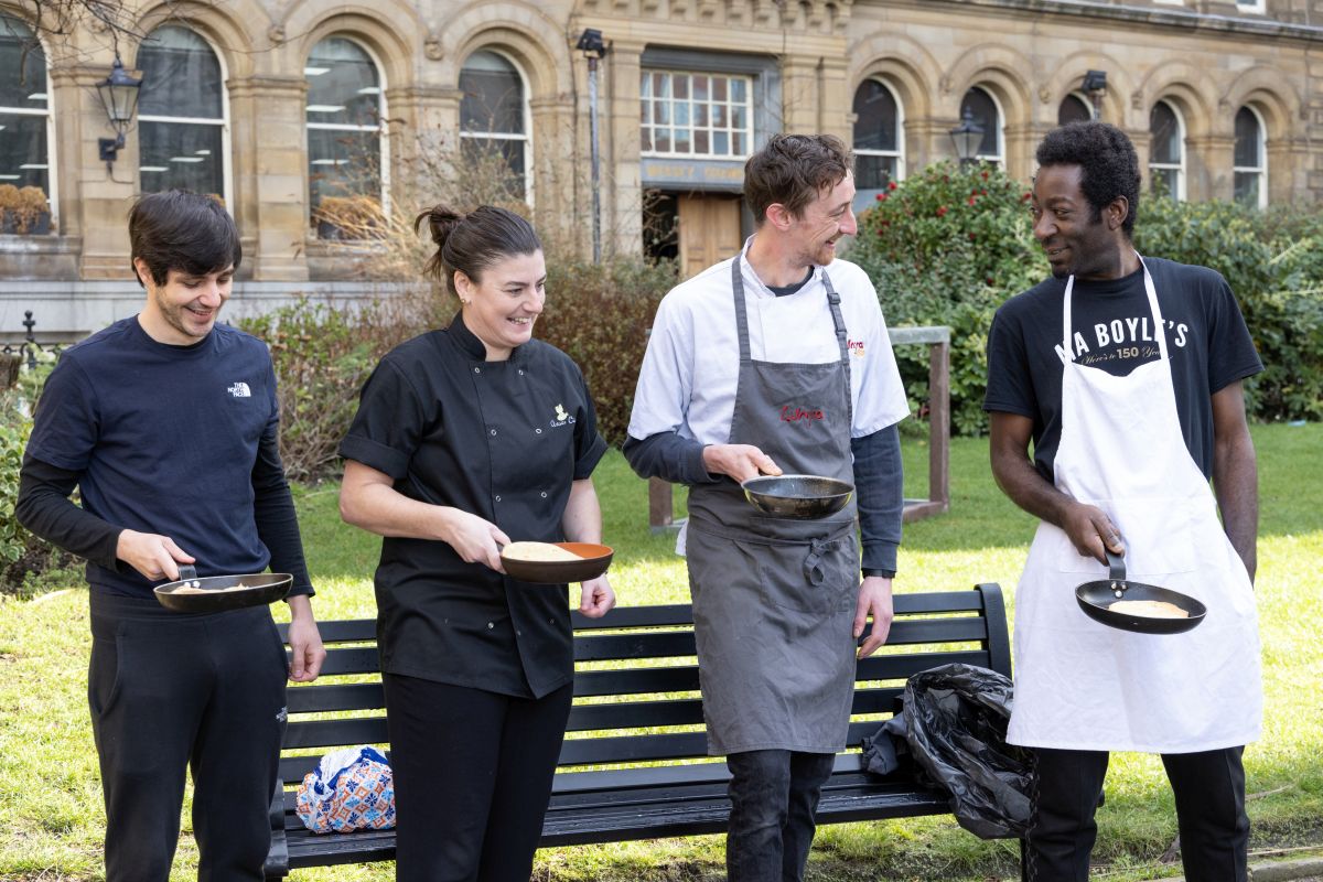 Liverpool pancake race winner crowned