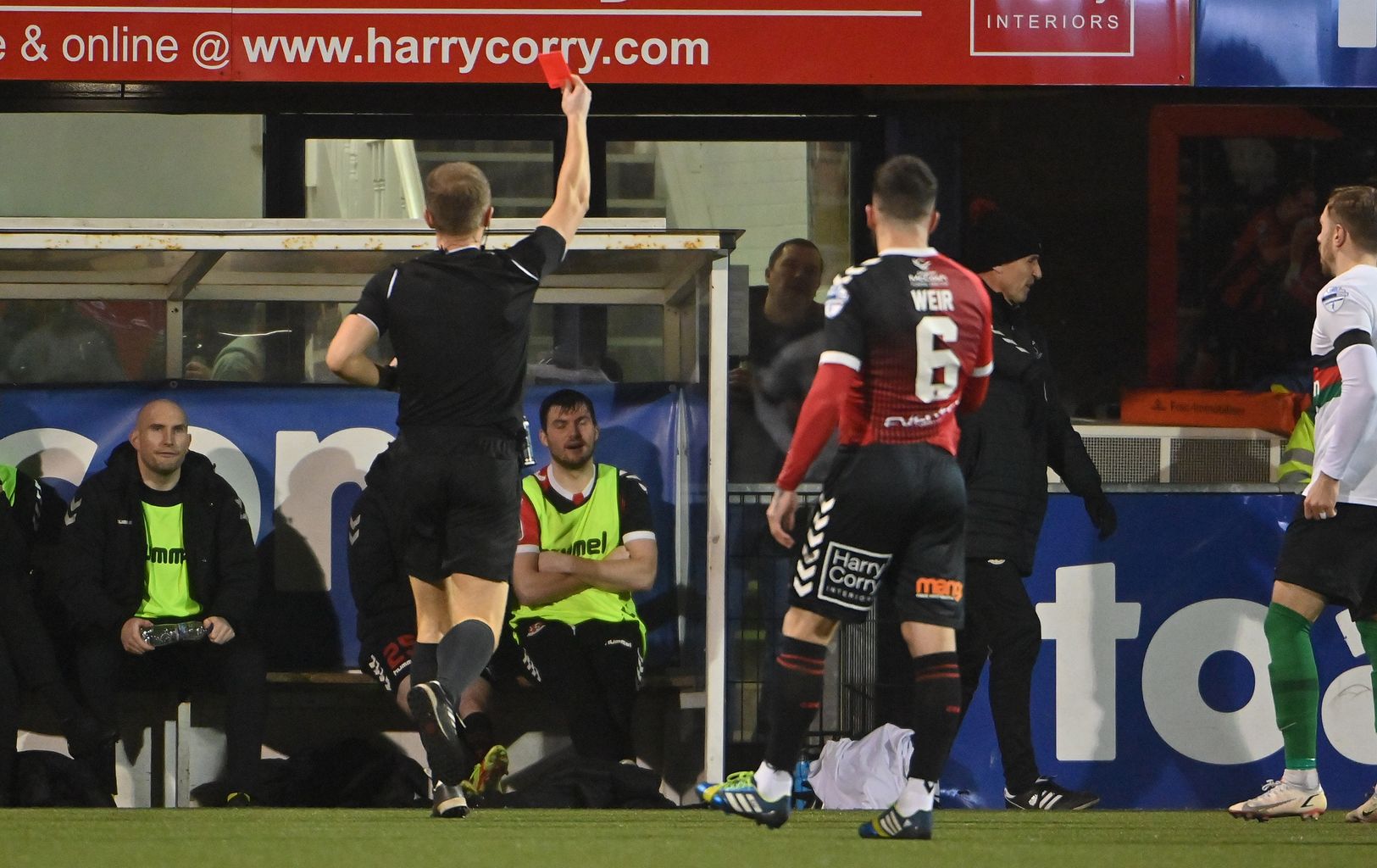 FOOTBALL: Referee Robinson banned for two matches | News - Cool FM