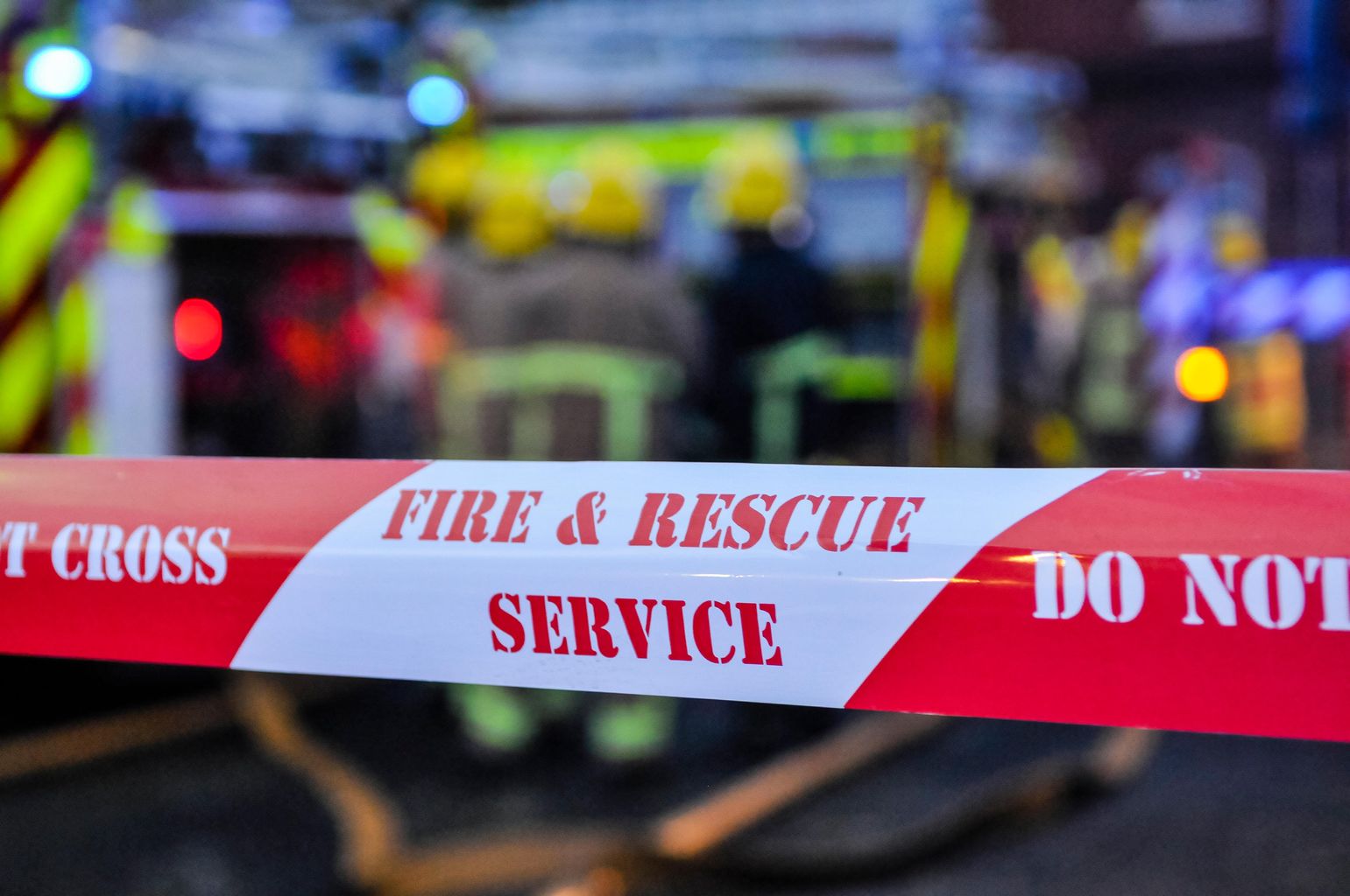 Five people rescued following 'deliberate' fire at a block of flats in ...
