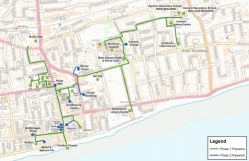 Worthing heat network project reaches key milestone