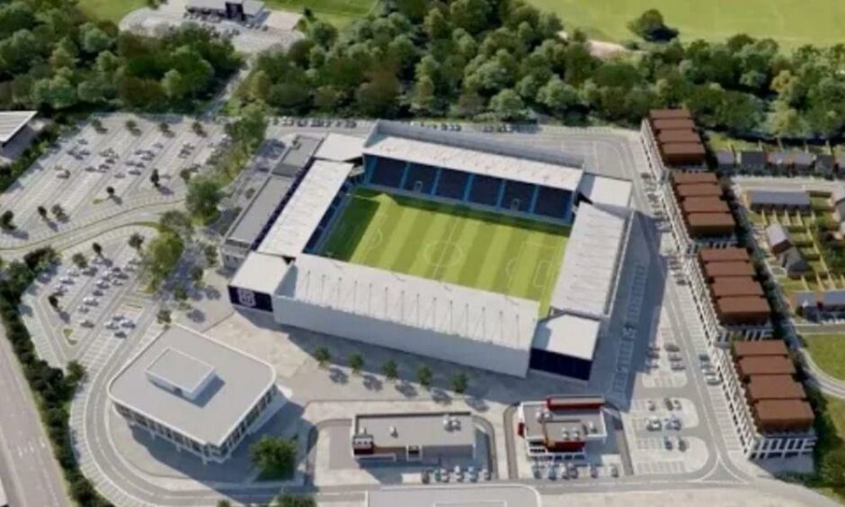 Watch : Dundee FC look to push on with new stadium plans.