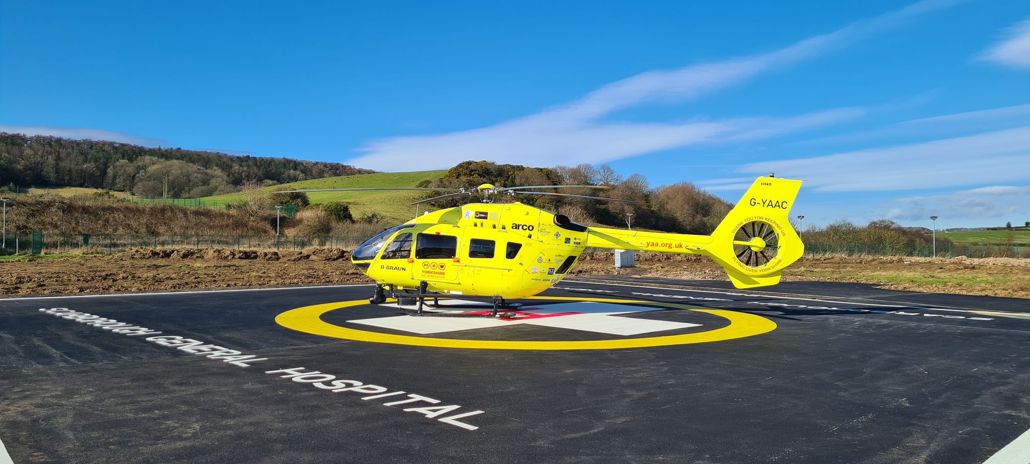 Scarborough Hospital welcomes new helipad