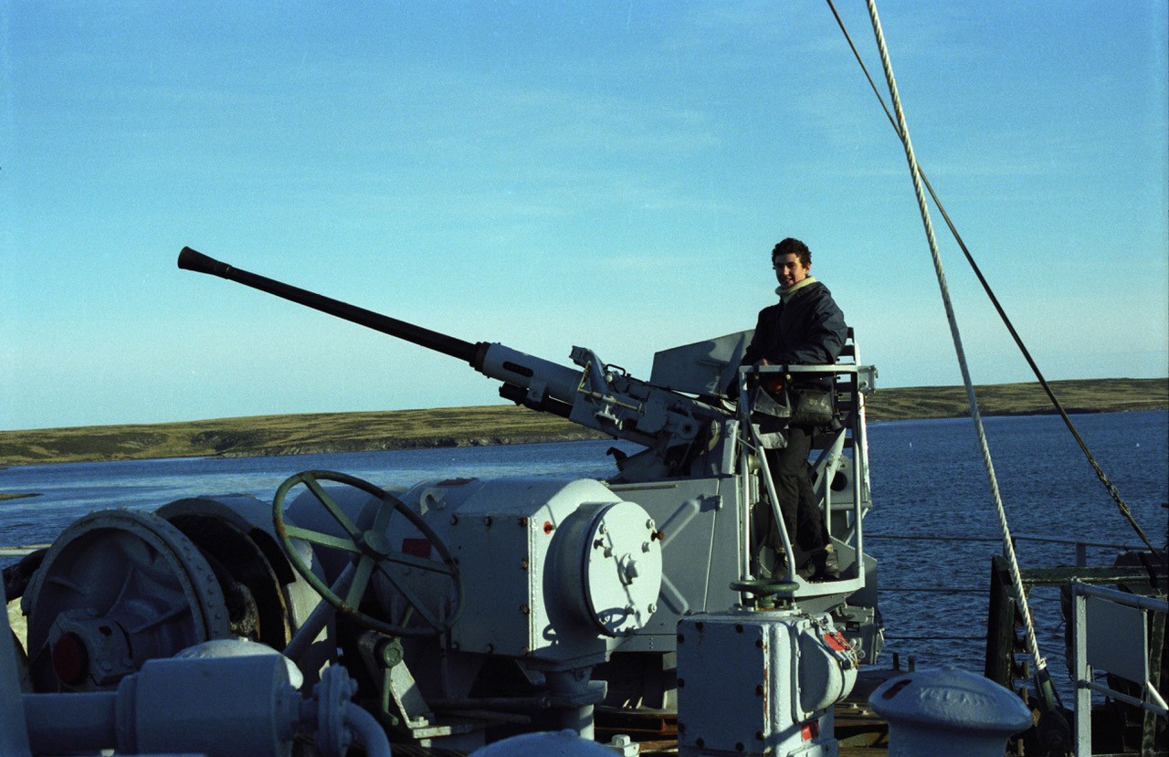 Falklands War: Veteran remembers praying for life on HMS Fearless