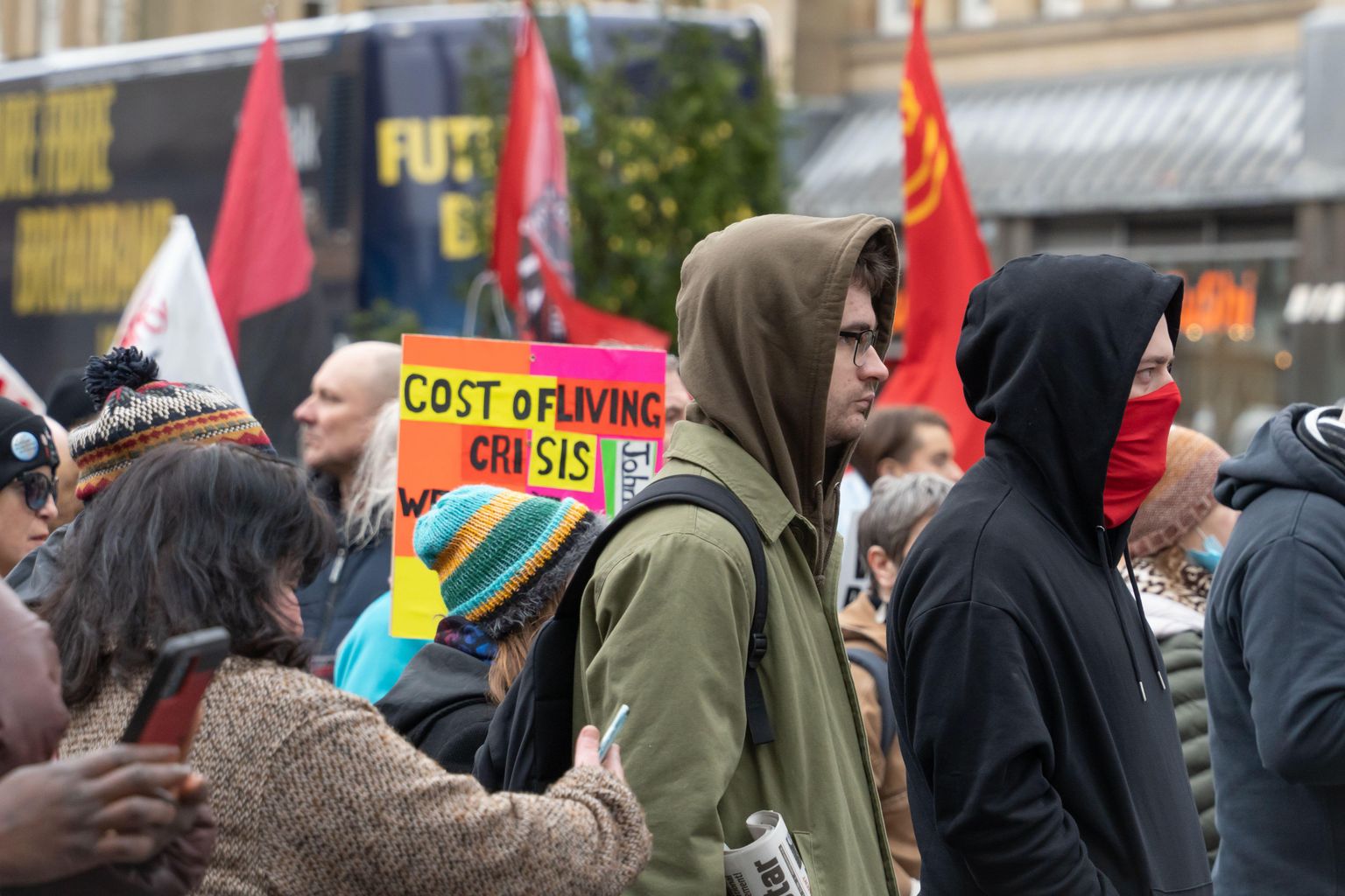 Protest in Cardiff over cost-of-living crisis | News - undefined