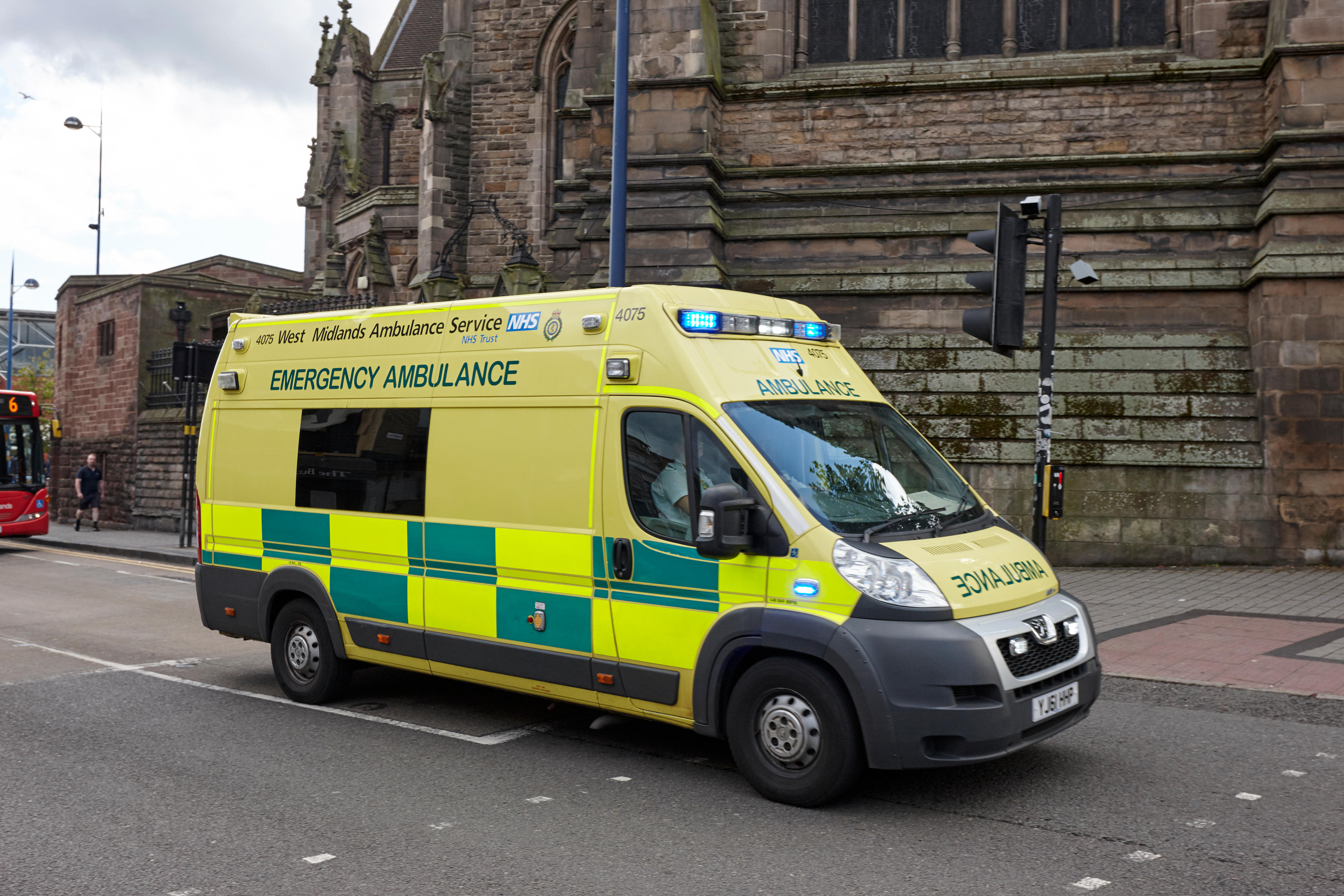 Two men in hospital after two vans collide in Staffordshire | News ...