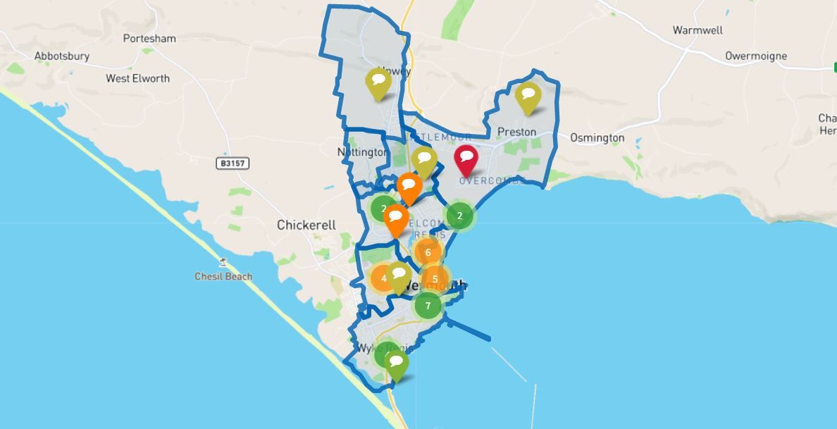 Share your ideas to make Weymouth green with new interactive map
