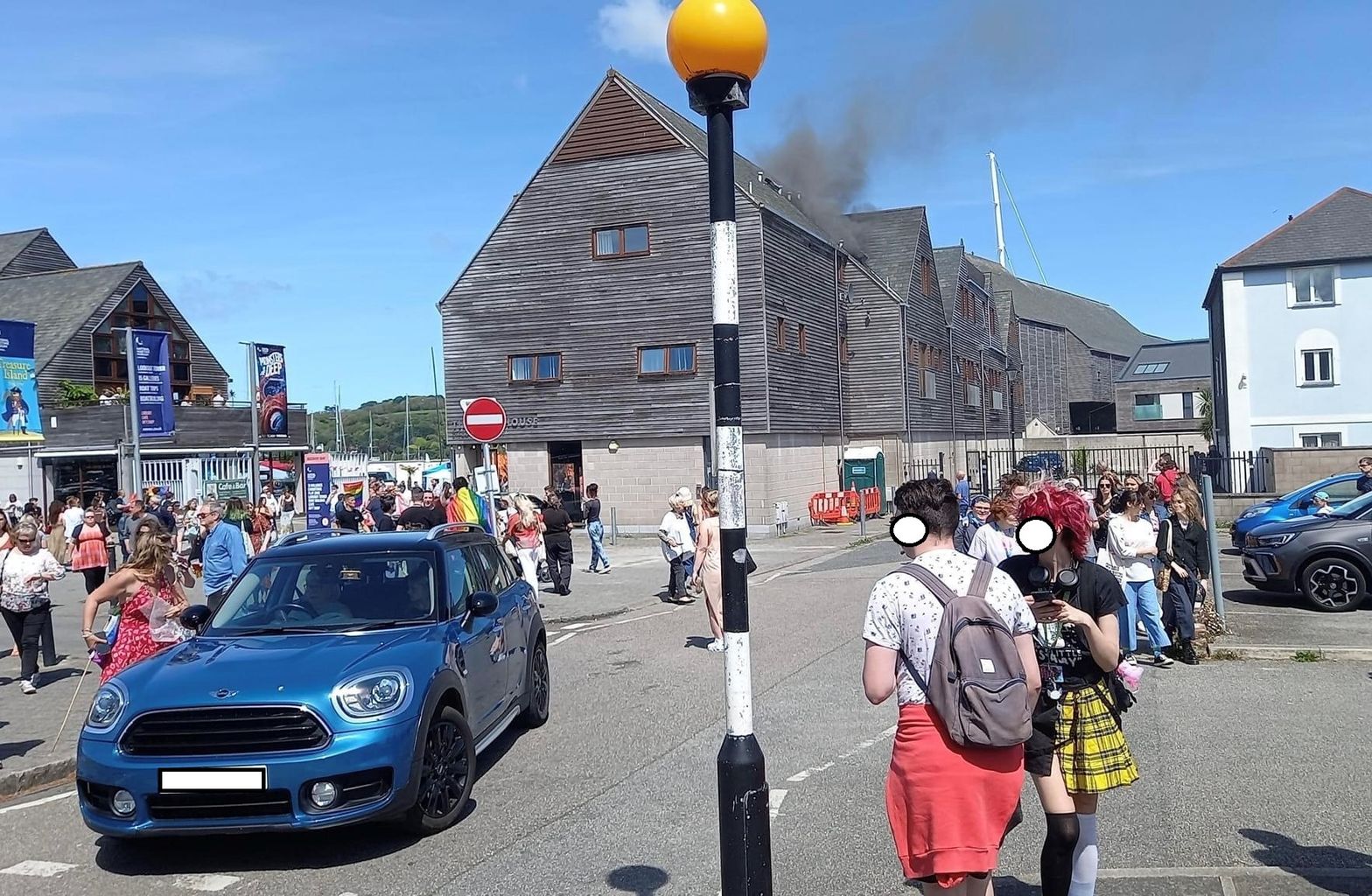Restaurant Fire at Events' Square in Falmouth
