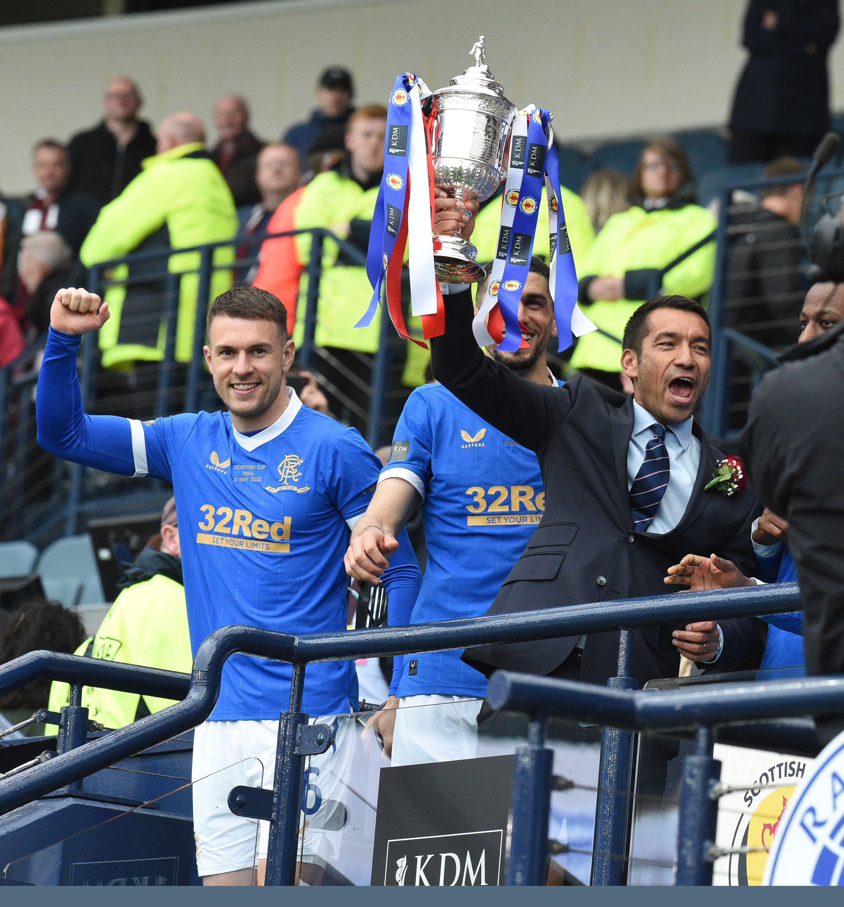 Aaron Ramsey sends Rangers farewell message as loan spell ends