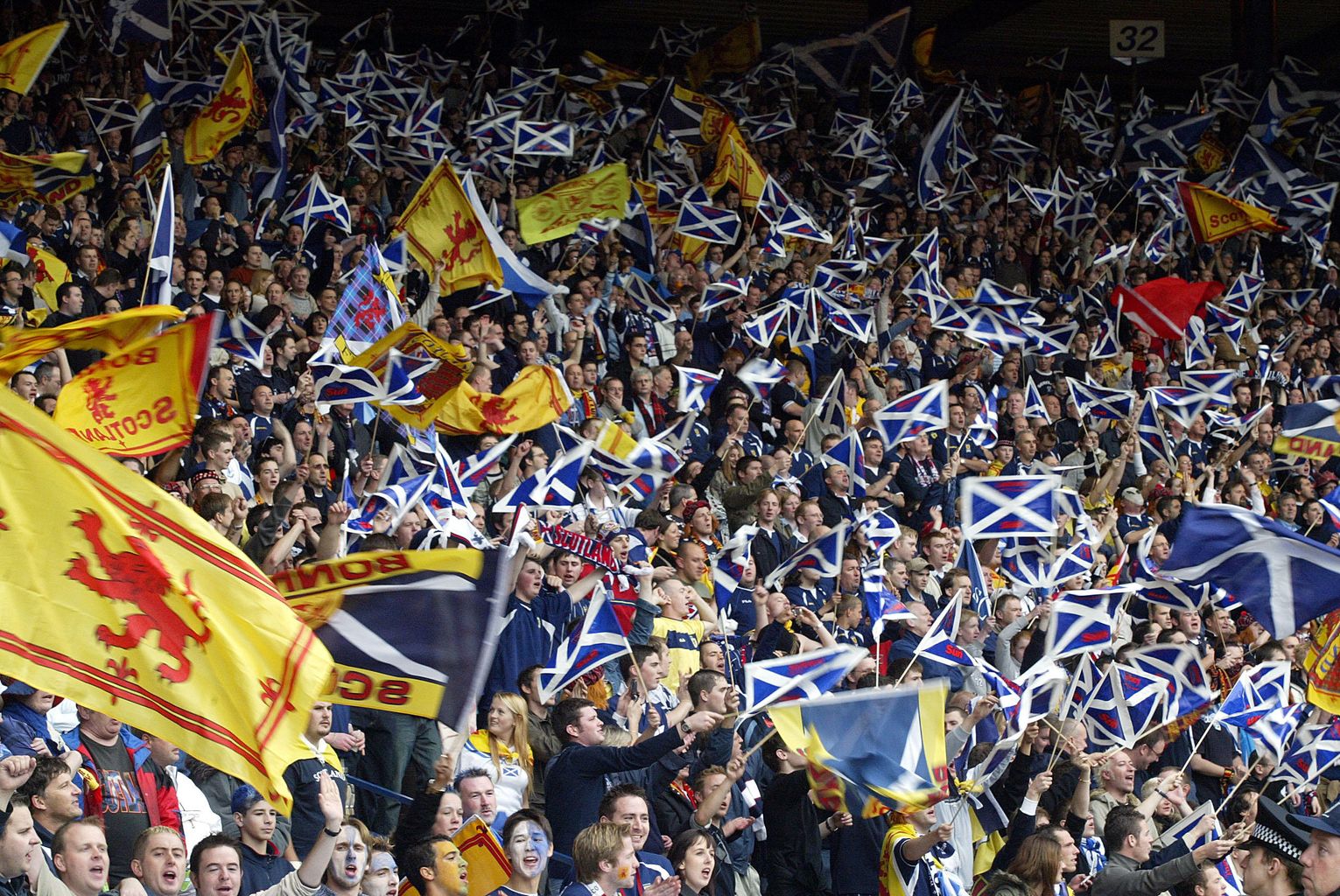 First Scotland fan-funded display at Hampden ahead of Ukraine World Cup ...