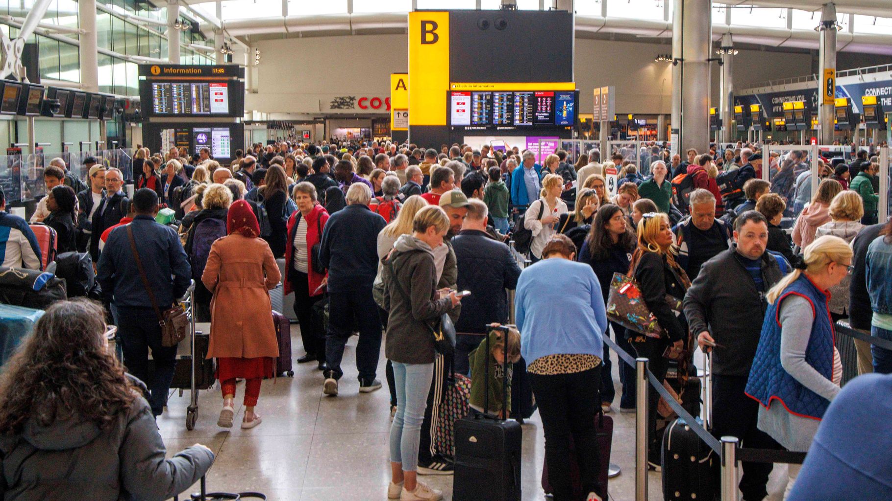 291 flights cancelled as UK airport delays continue