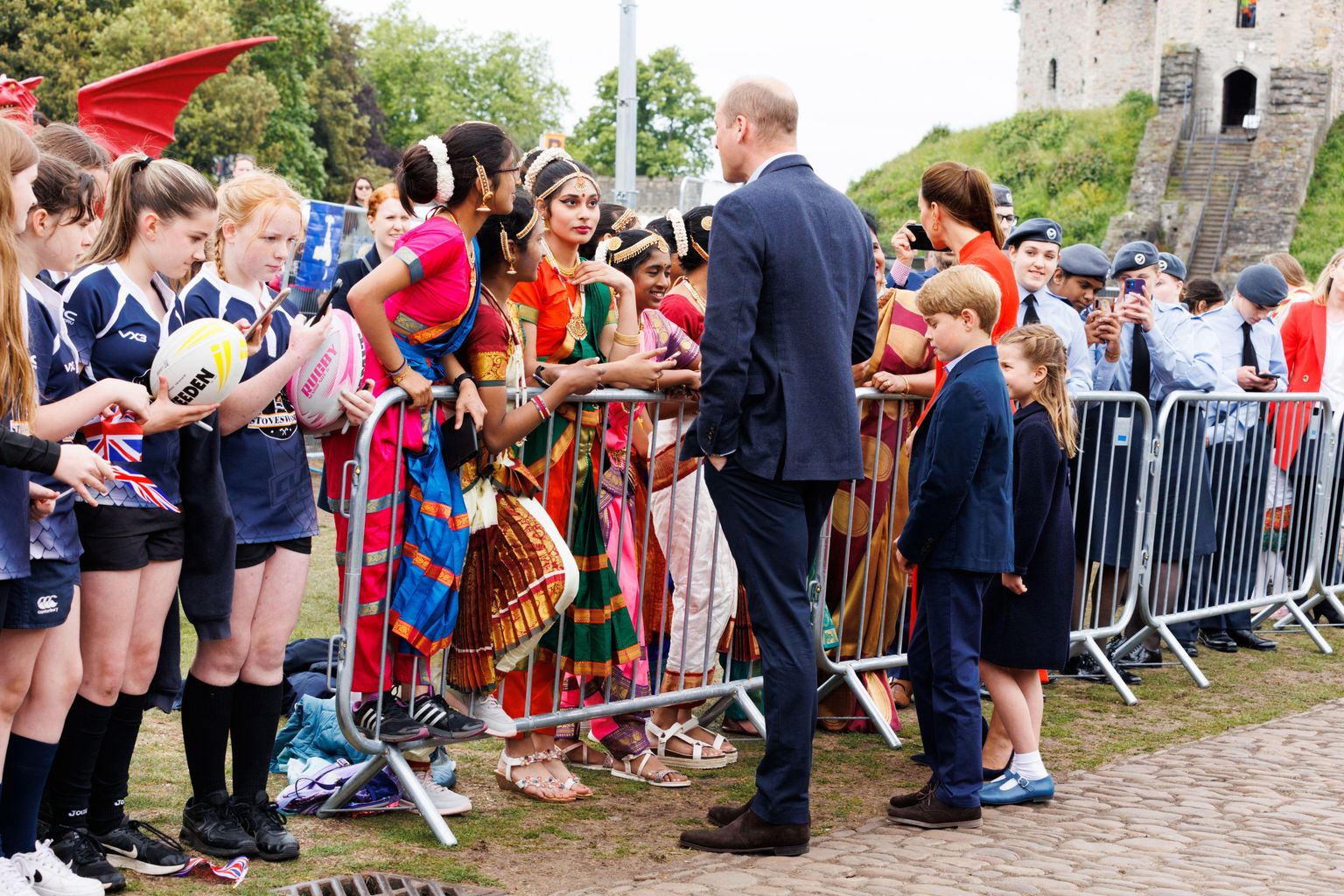 George and Charlotte stole the show during Royal visit to Cardiff ...