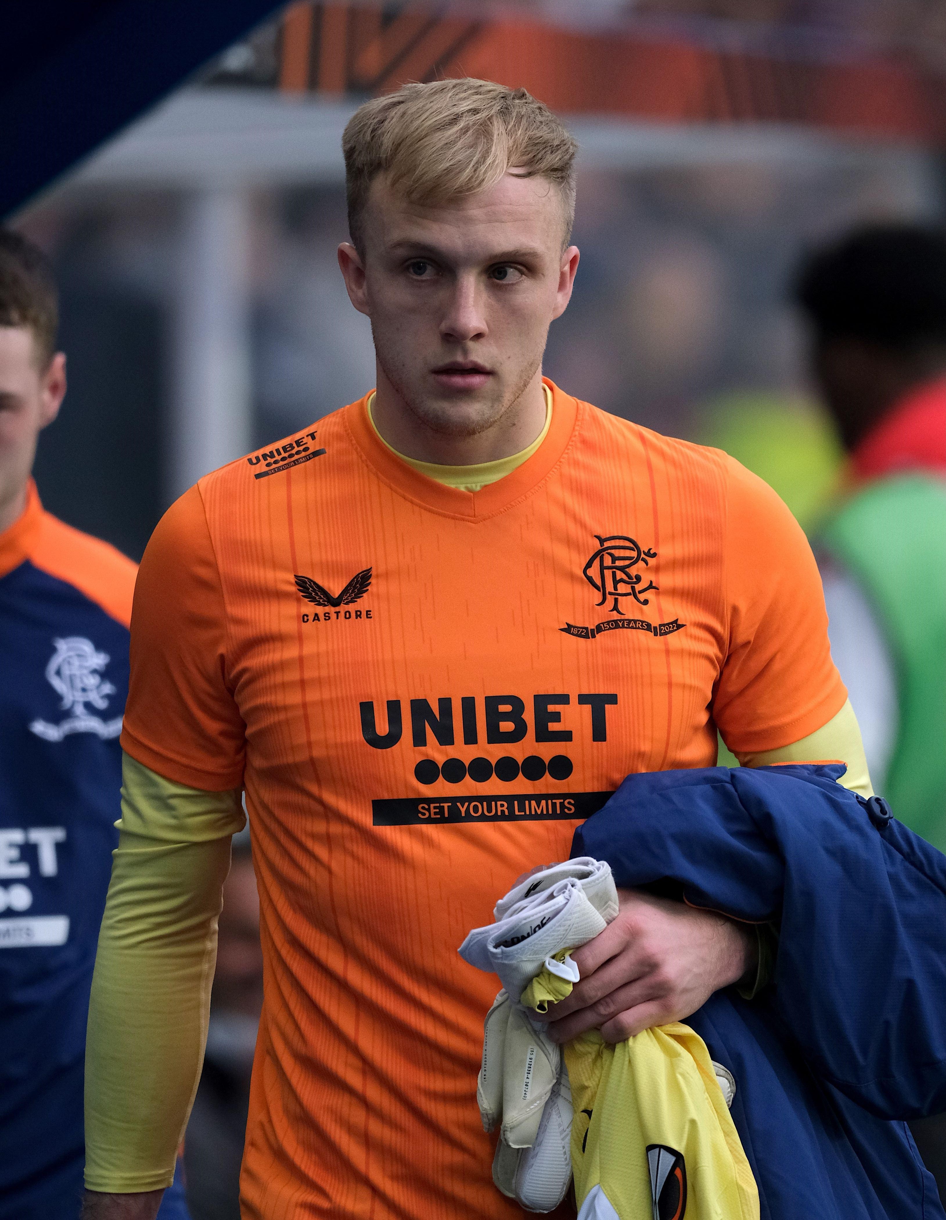 Rangers goalkeeper Robby McCrorie earns Scotland call-up