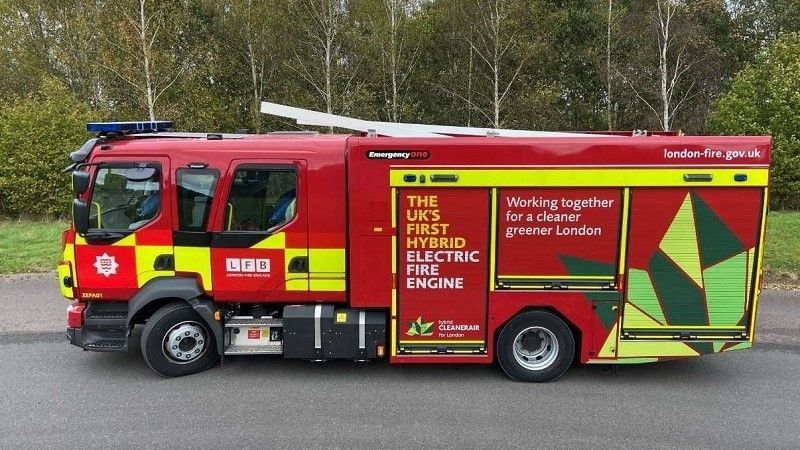 First electric fire engine to be trialled in London