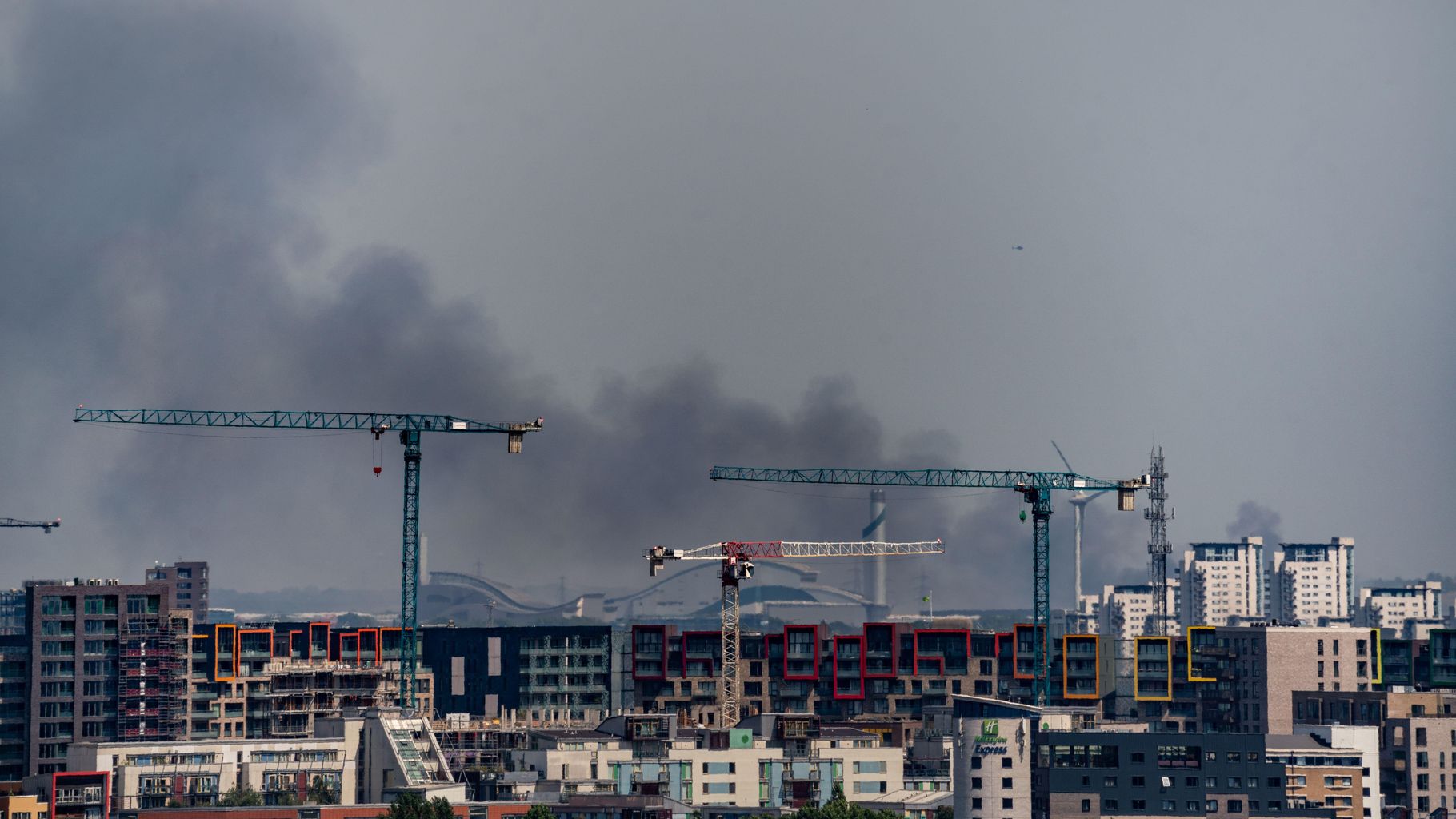 Major incident declared after number of fires in London