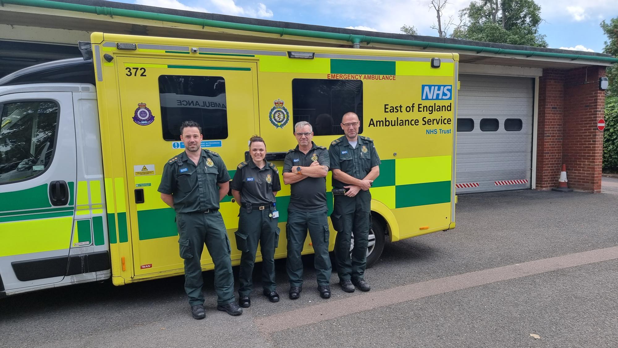 East of England paramedic suffers heart attack whilst treating patient ...