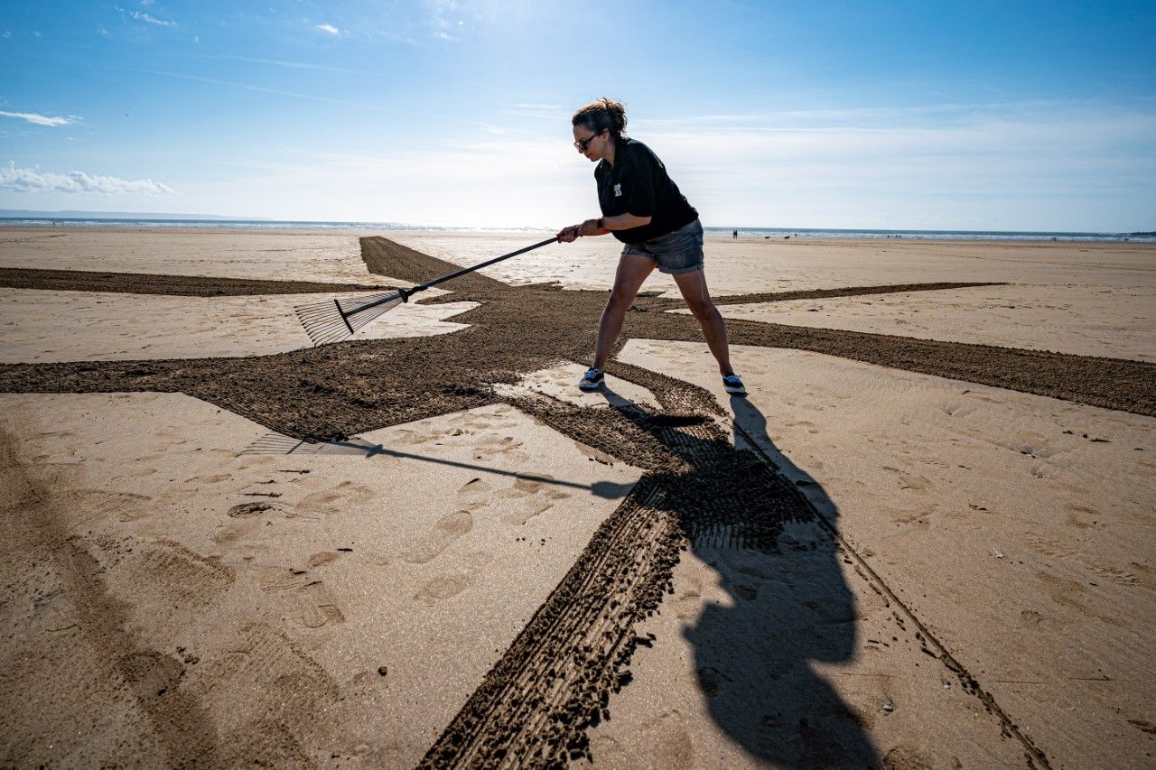 Sand Sculpture in Devon urges holidaymakers to stay safe | News ...