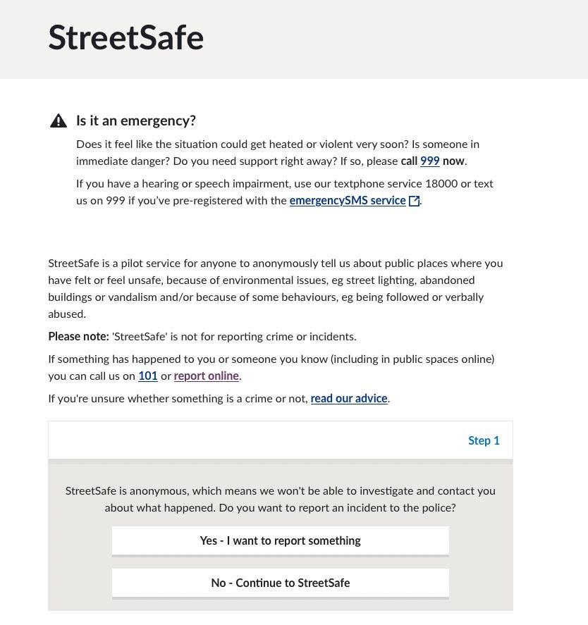 Over 200 reports have been received by a tool where people can report ...