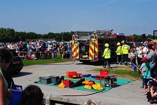 Emergency services in Filey hosts family fun day
