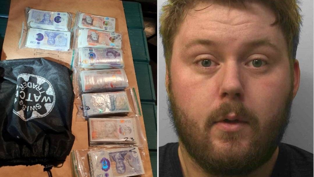 Thousands of pounds seized from drug dealer in Worthing