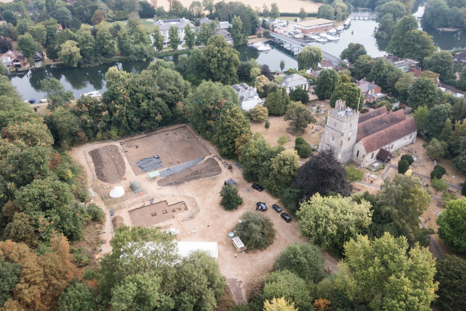 Anglo-Saxon monastery in Berkshire may have been important trade hub