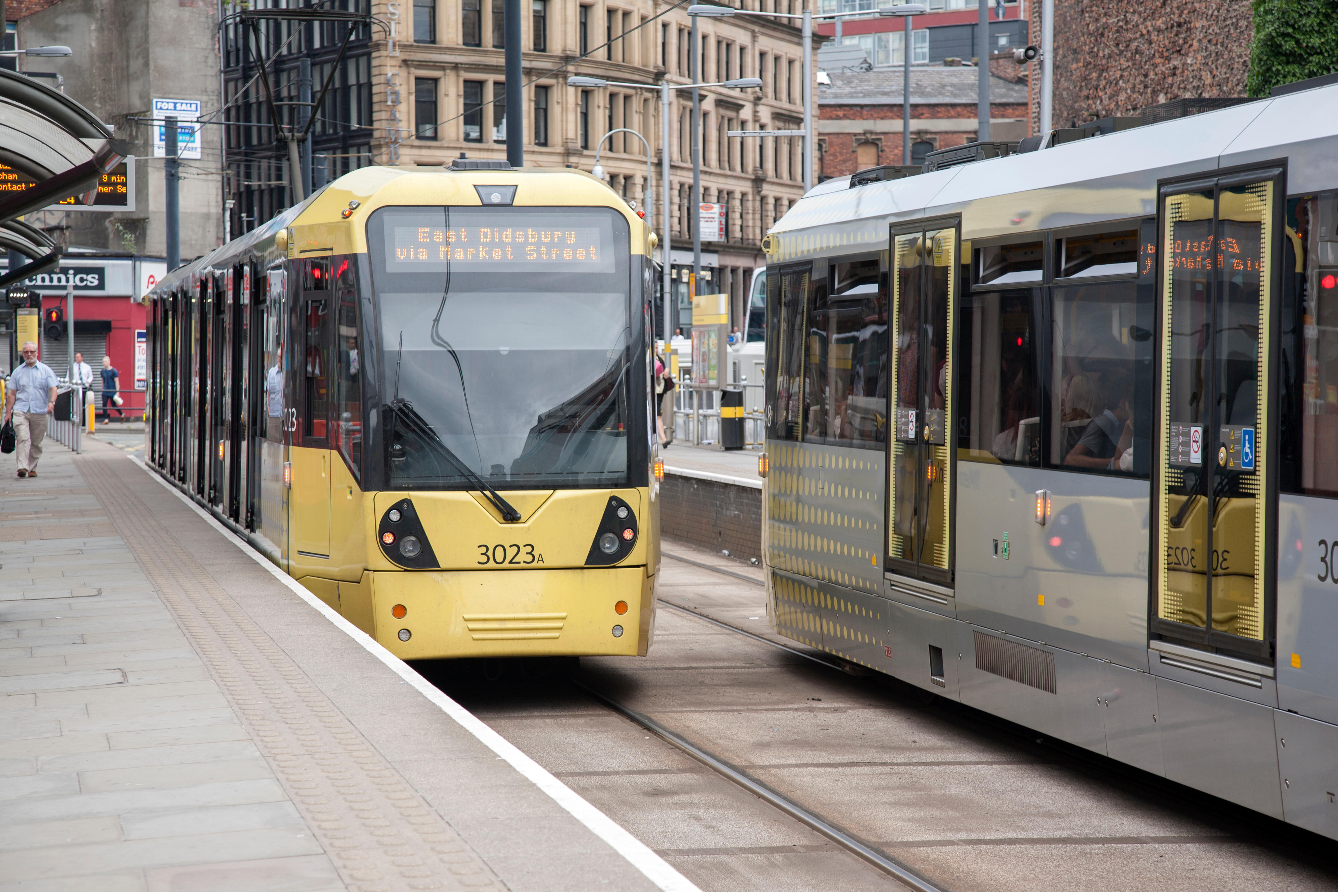 Tram driver was ‘unaware’ woman dragged 40ft along Manchester platform ...