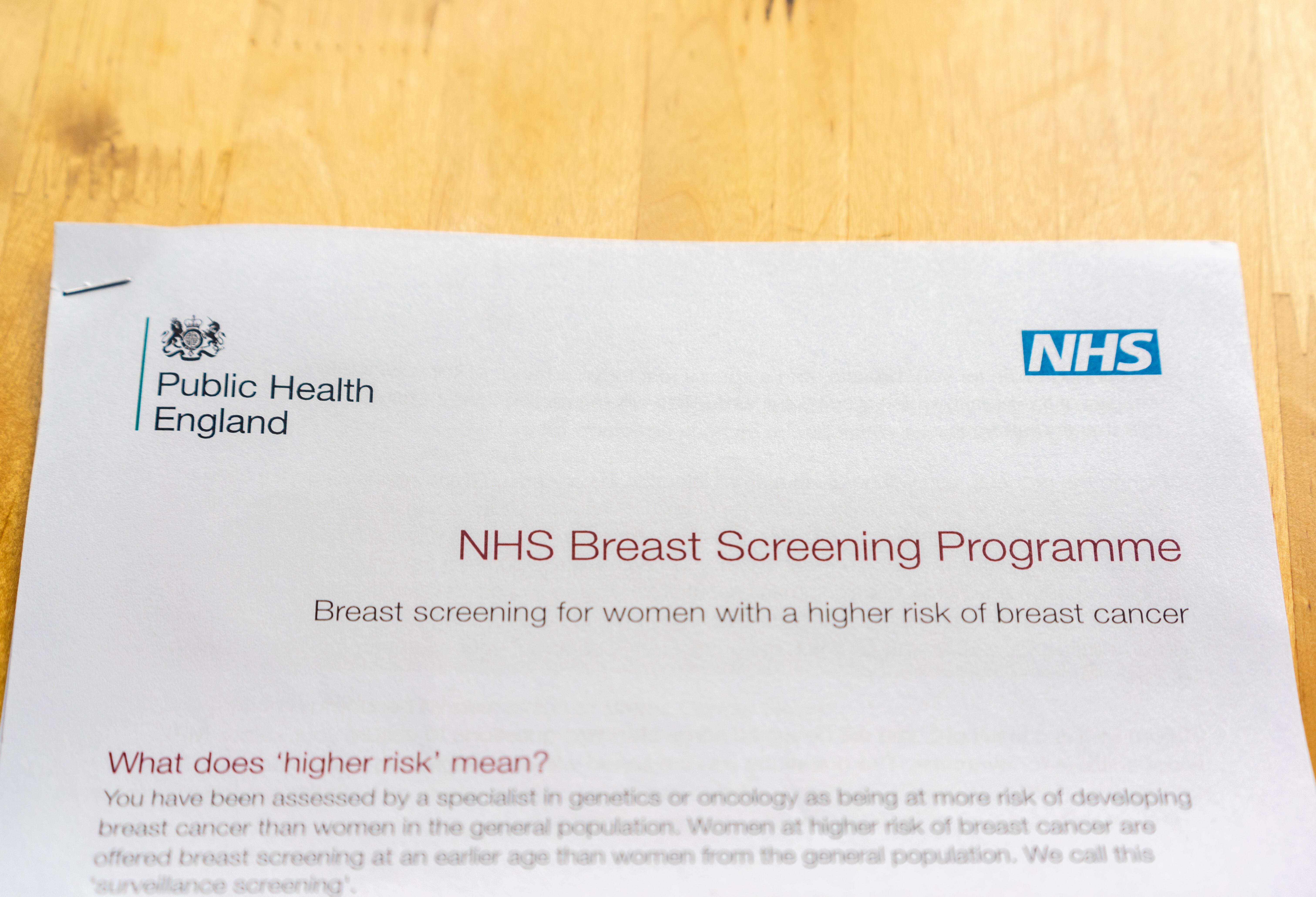 Cancer screening 'must not get lost' under other NHS pressures
