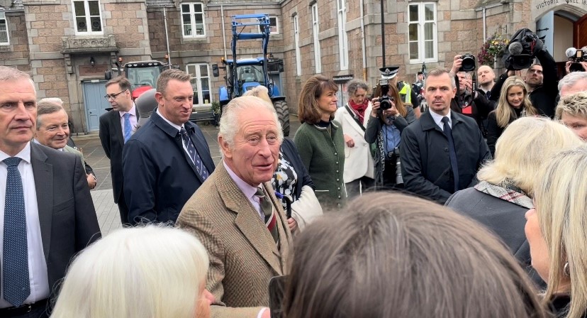 King Charles thanks people in Ballater after Queen's death