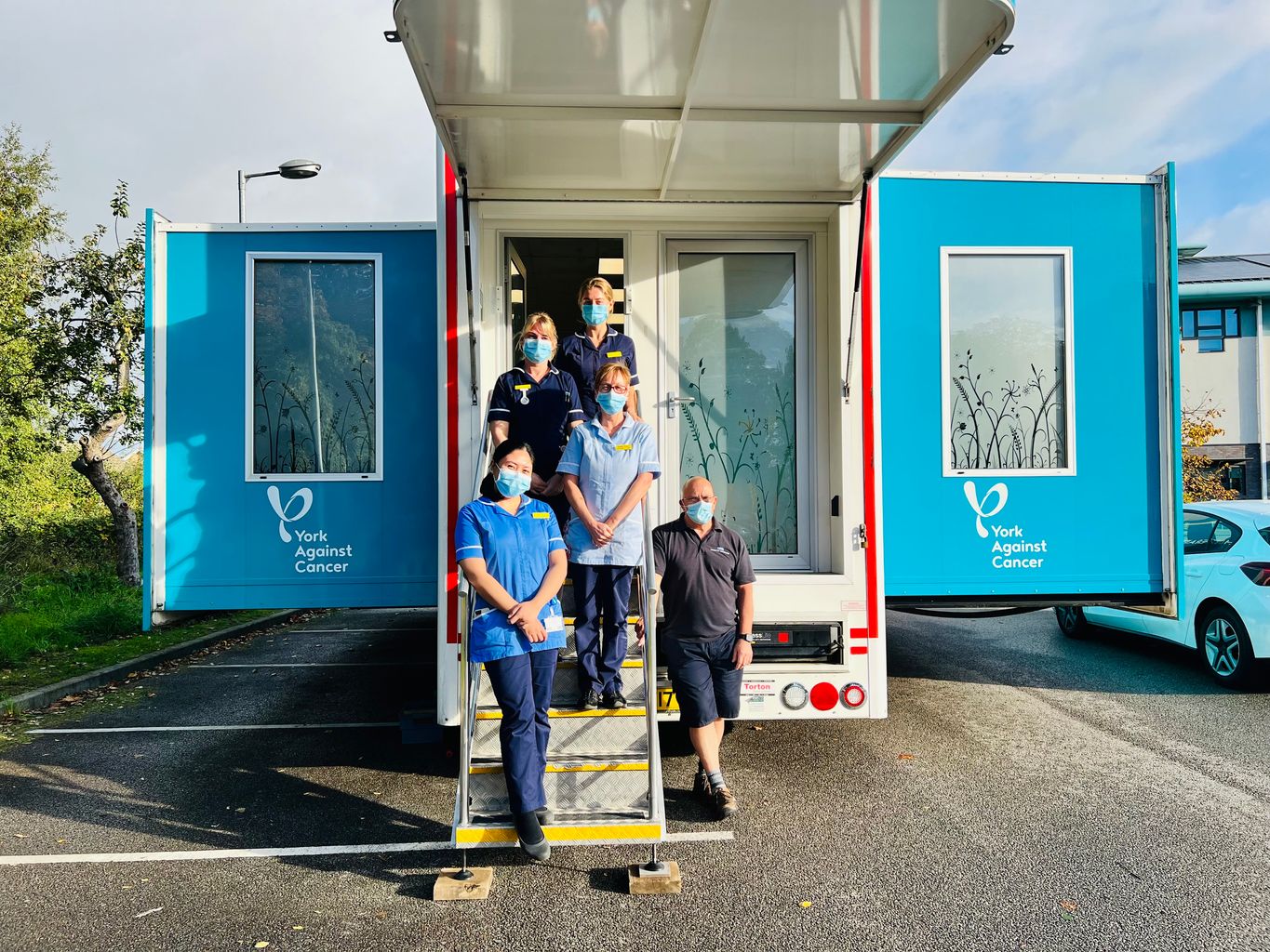 Yorkshire's Mobile Chemotherapy Unit returns to Bridlington hospital
