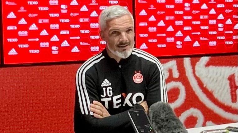 Aberdeen boss Jim Goodwin speaks for first time on eight game ban.