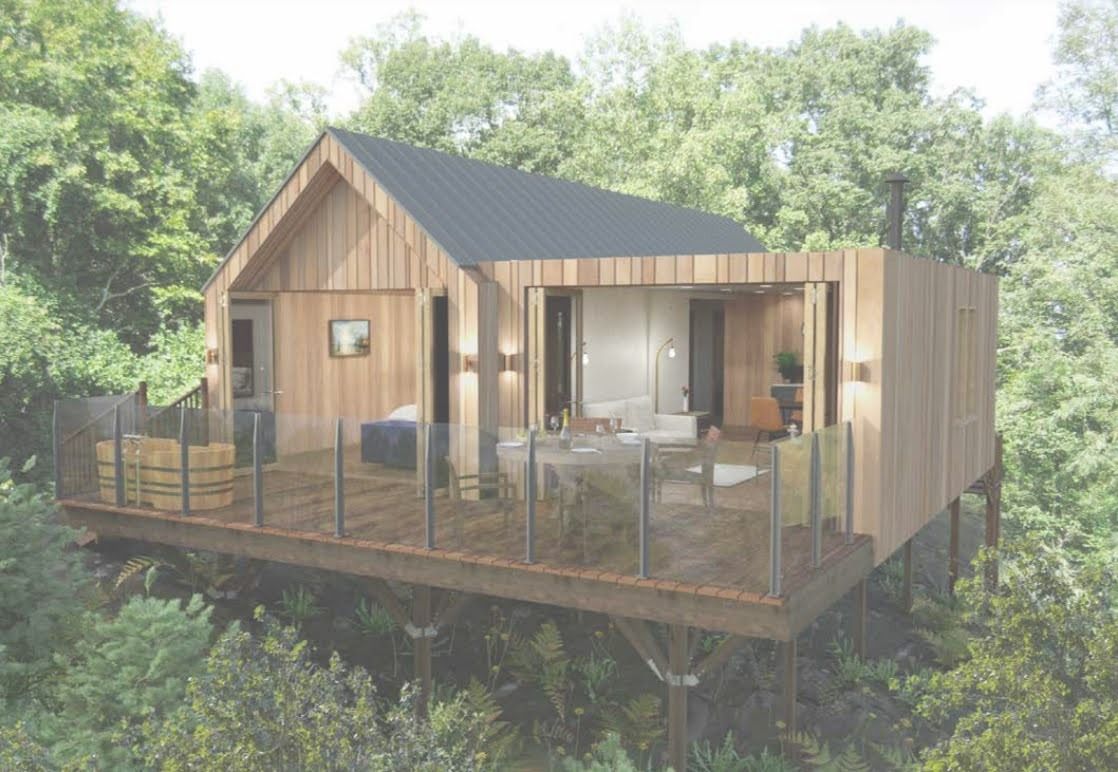 Plans for holiday let treehouse and a cafe submitted in Cornwall